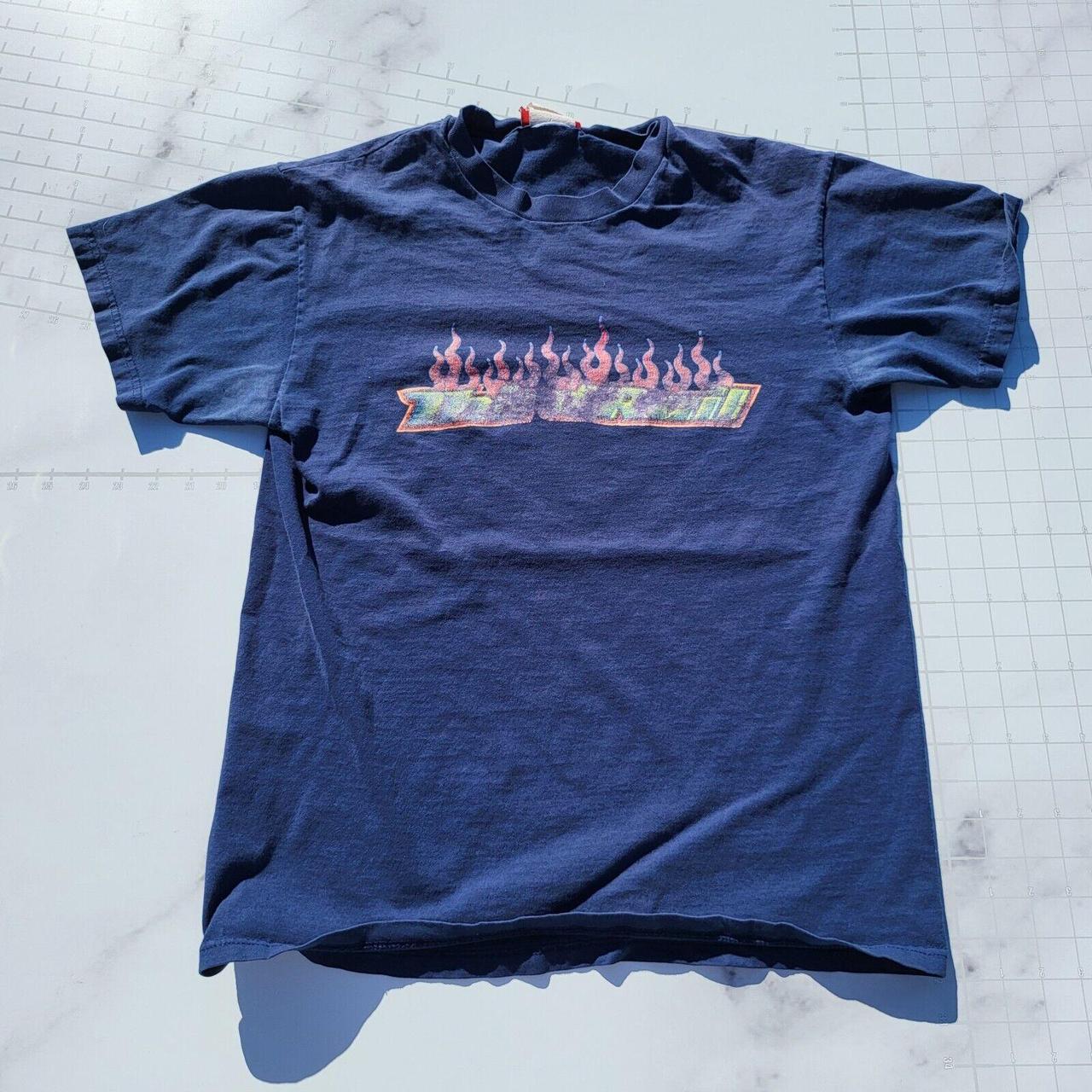 Vintage Third Rail Shirt Size M Made in USA Blue... - Depop