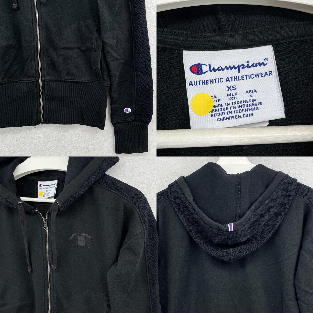 Champion Authentic Athletic Wear Full Zip Hoodie... - Depop