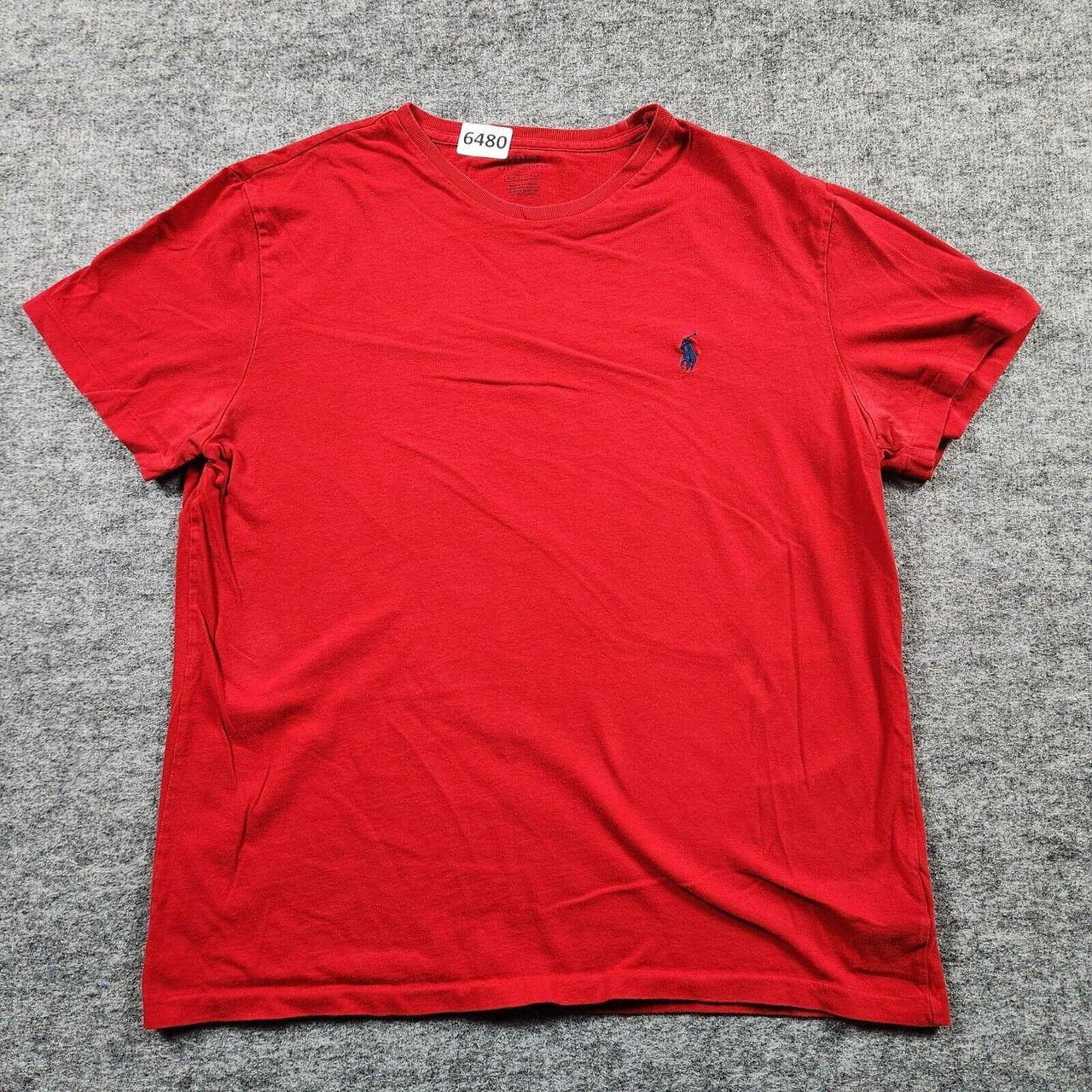 Polo Ralph Lauren Men's Red Polo-shirts | Depop