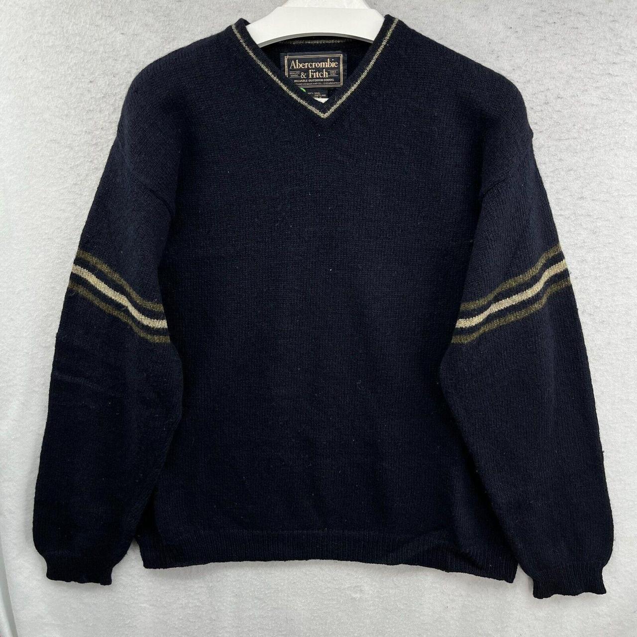 Abercrombie & Fitch 100% Shetland Wool Sweater Navy... - Depop Abercrombie & Fitch 100% Shetland Wool Sweater Navy... - Depop