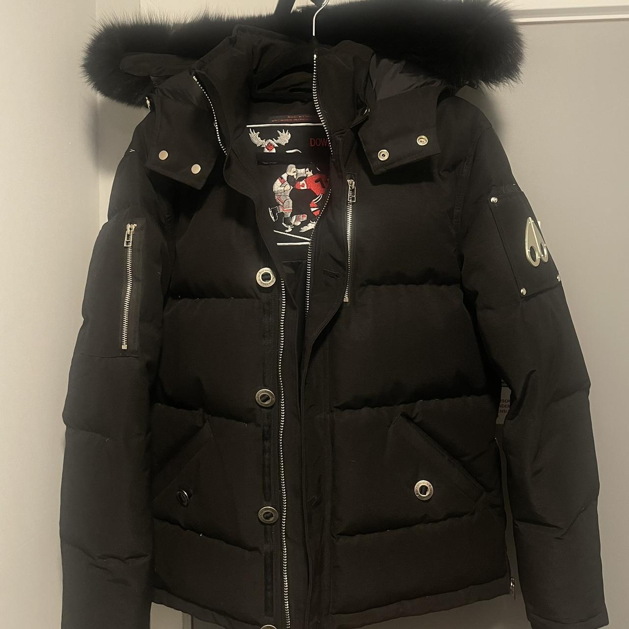 MOOSE KNUCKLES Mens Black Original 3Q Neoshear... - Depop