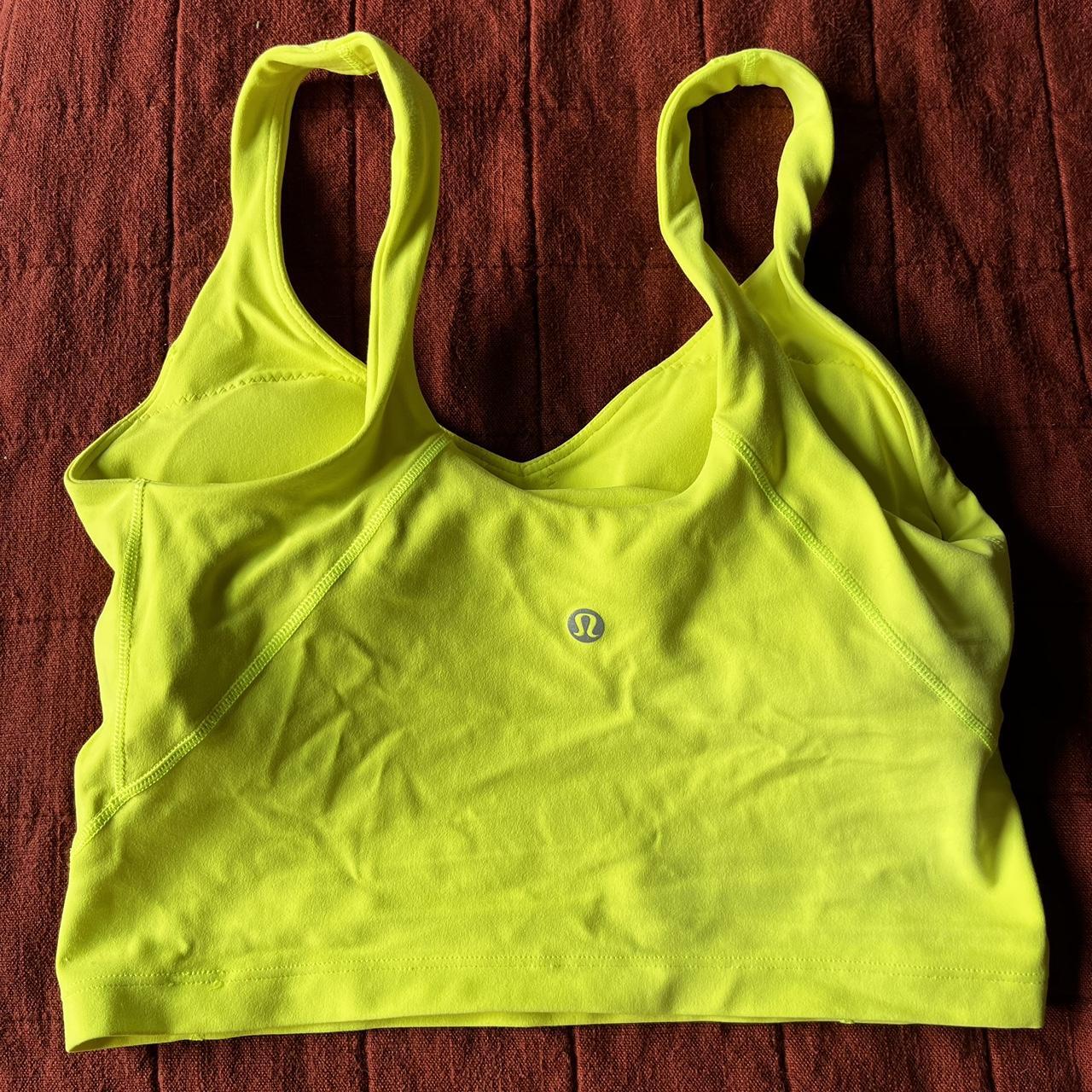 Sunny lil lululemon yellow Align tank size 6, no... - Depop