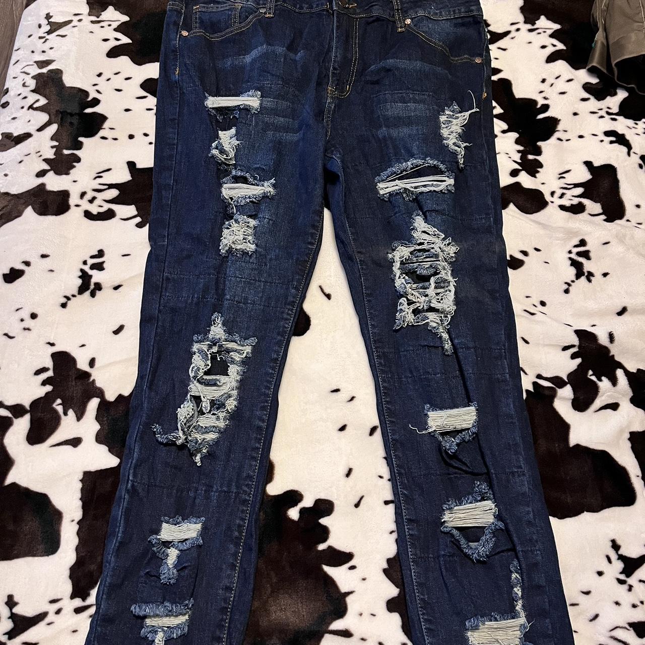 Ripped Jeans, Never been worn, VIP Jeans Brand - Depop