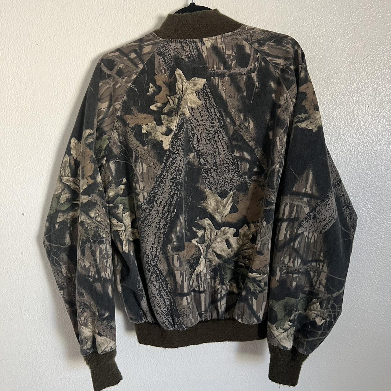 Mossy Oak Camo Lightweight Jacket Medium very thin... - Depop