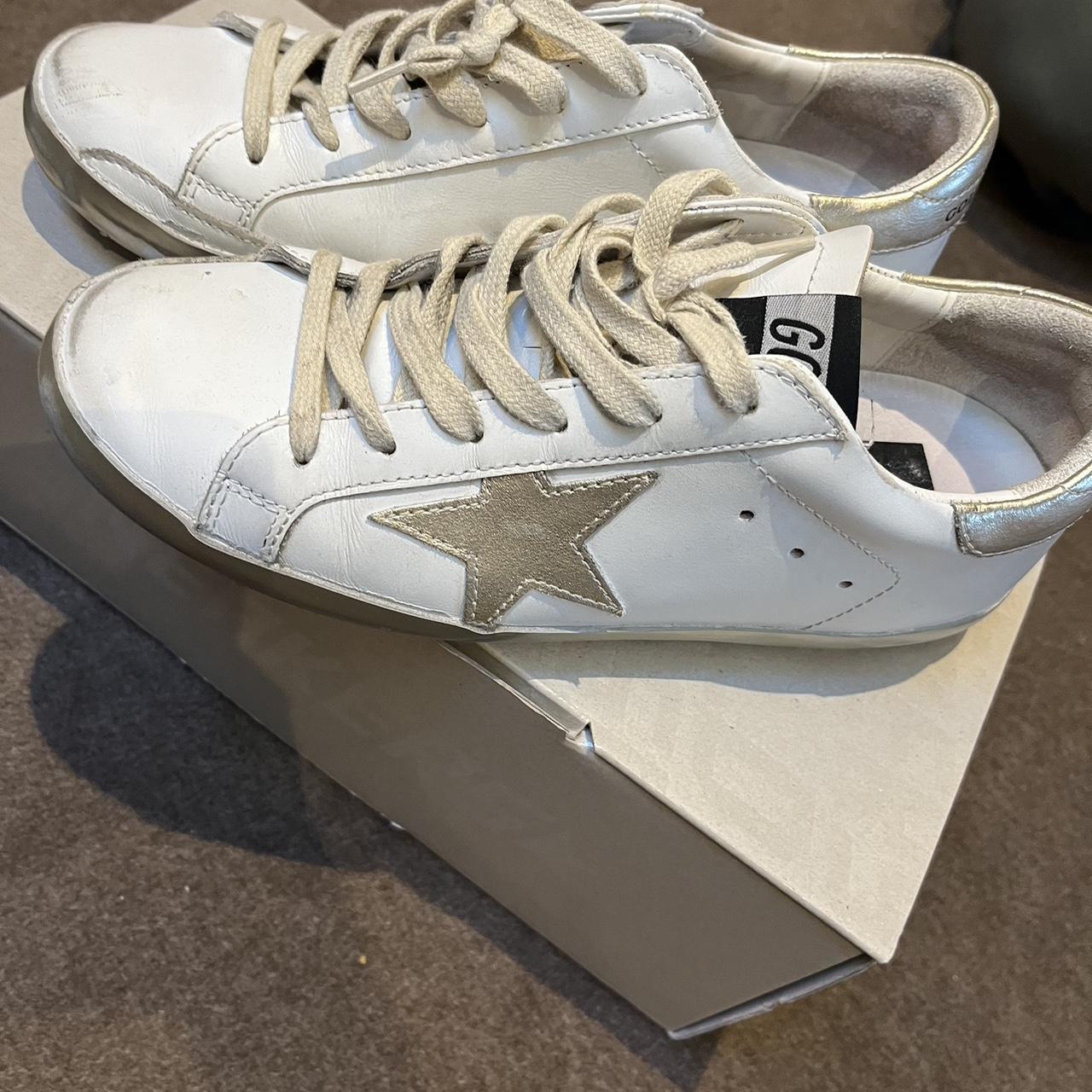 Golden goose trainers Pure new style in optic... - Depop