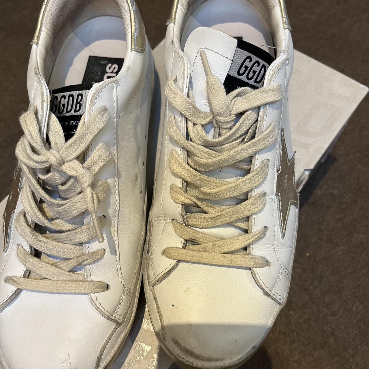 Golden goose trainers Pure new style in optic... - Depop