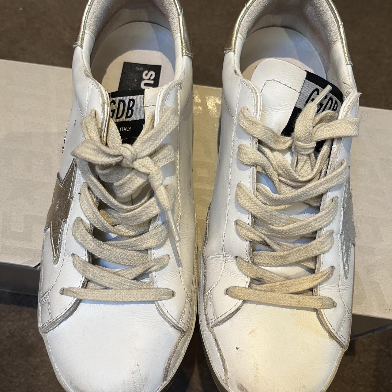 Golden goose trainers Pure new style in optic... - Depop
