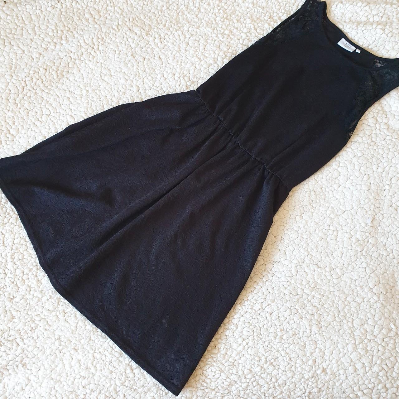 . 💜 New Look Tall black skater dress size 14 🧡 Lace... - Depop