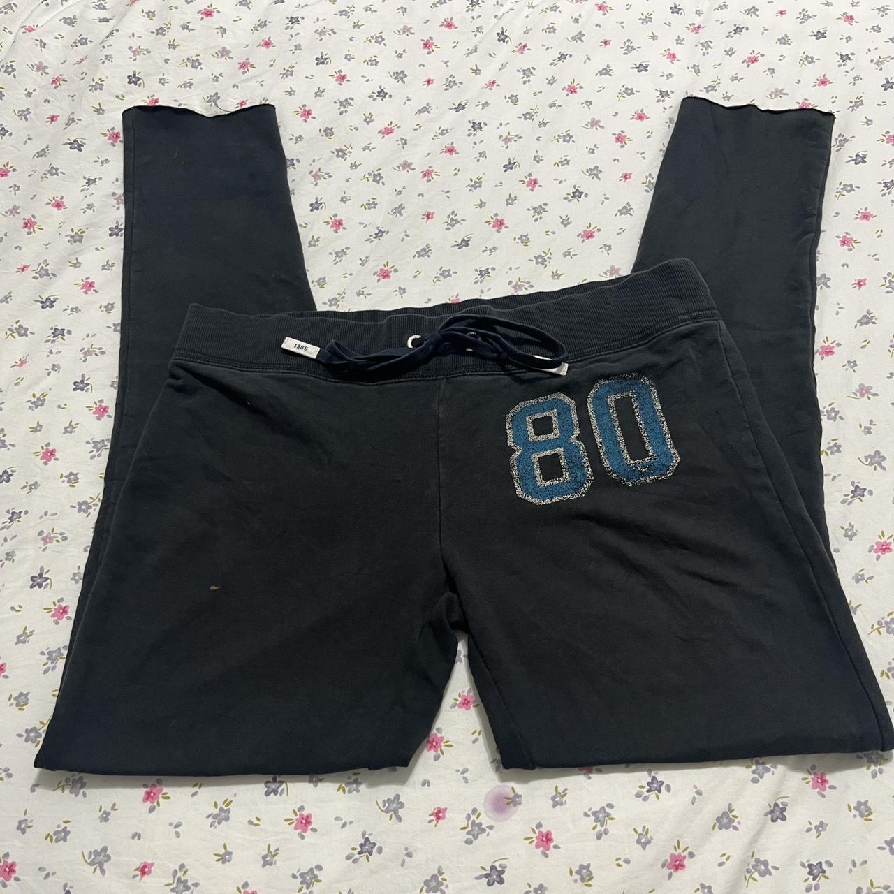 pink low rise sweats size small - Depop