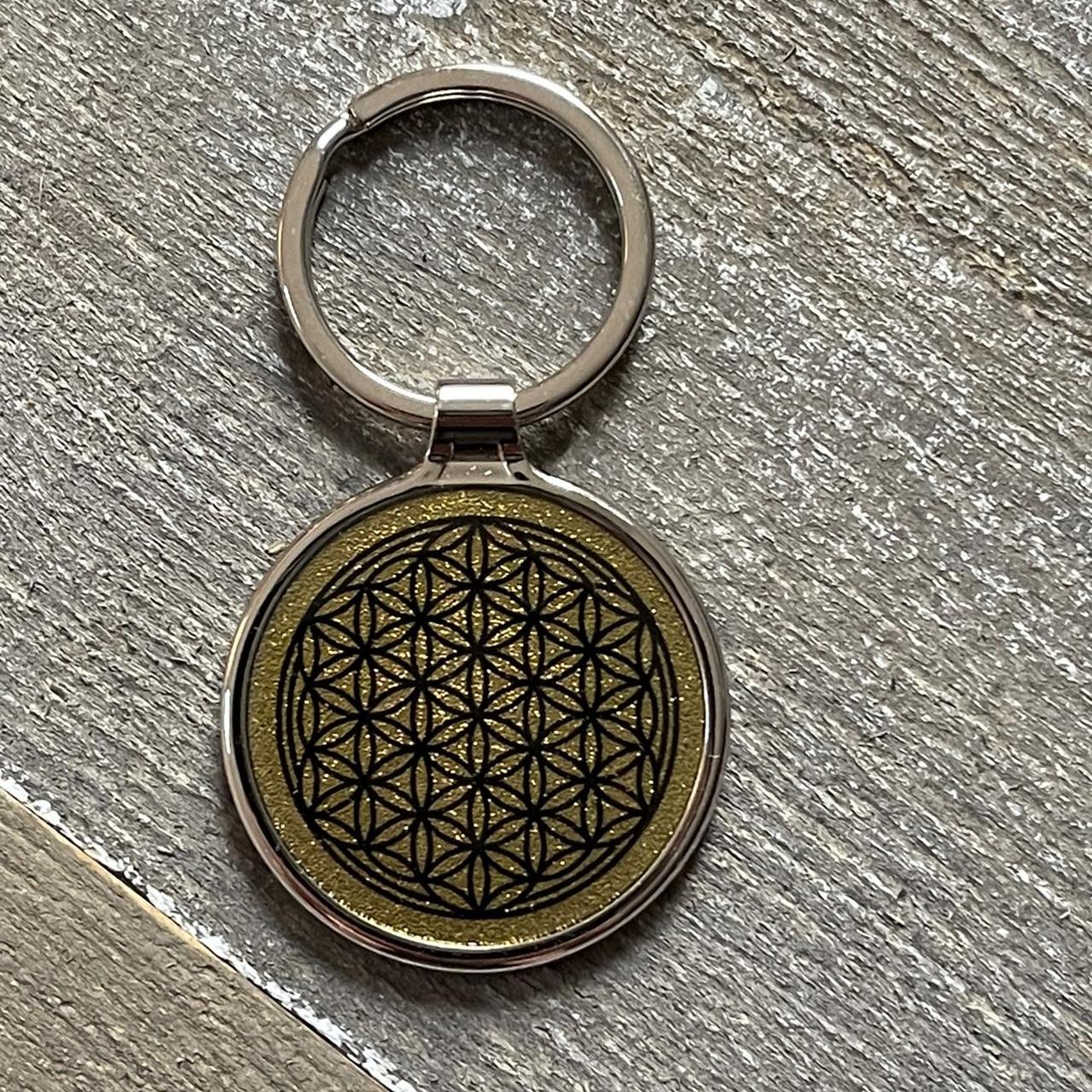 Flower of Life Keychain! Awesome addition to your... - Depop