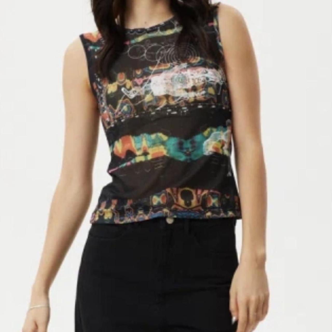 Afends sheer tank in Black Never worn with tags! ⭐️... - Depop