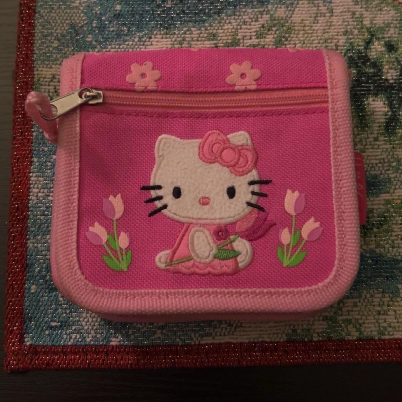 Pink Hello Kitty Wallet - had it since 2013... - Depop
