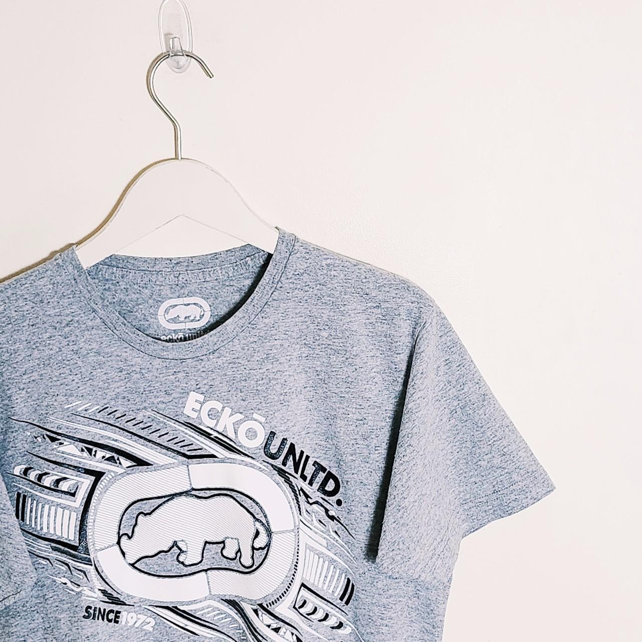 vintage 2000s grey ECKO UNLTD t shirt / ECKO UNLTD... - Depop