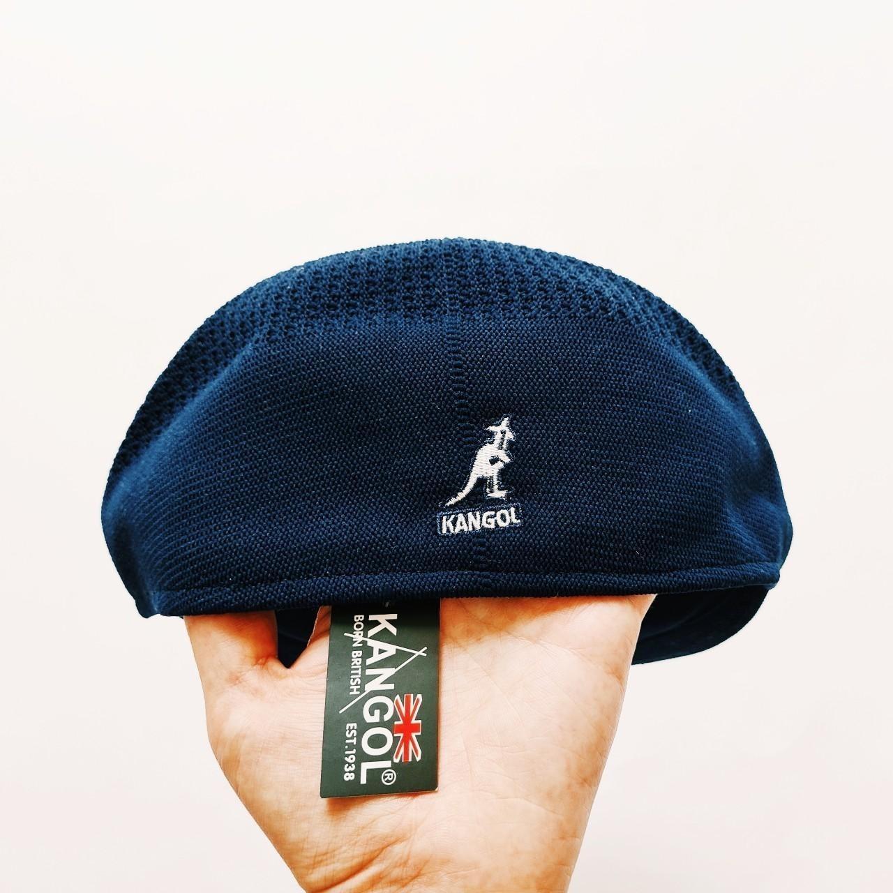 vintage 2000s navy blue Kangol Beret / Kangol hat /... - Depop