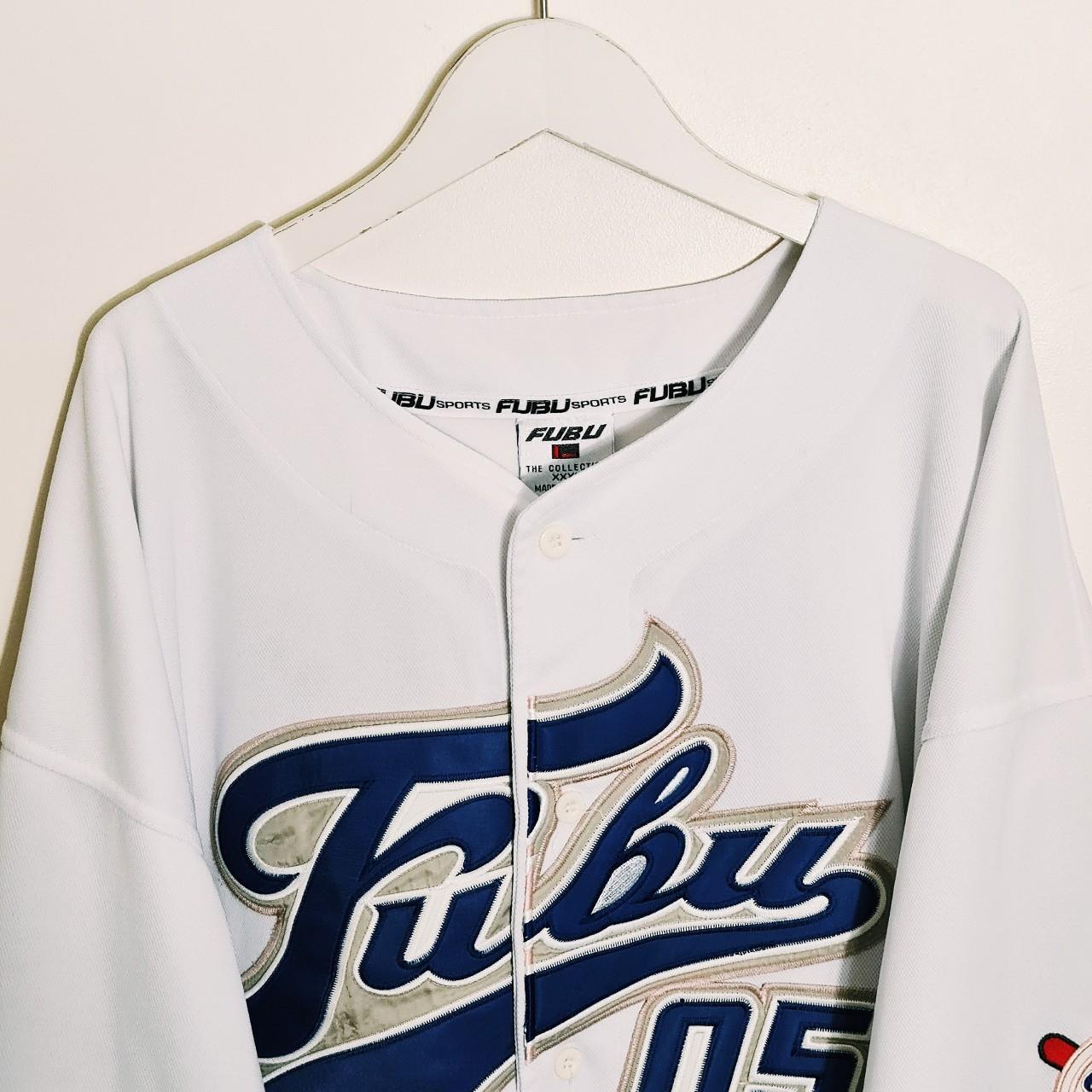 vintage y2k white Fubu jersey. FUBU 05 Jersey. FUBU... - Depop