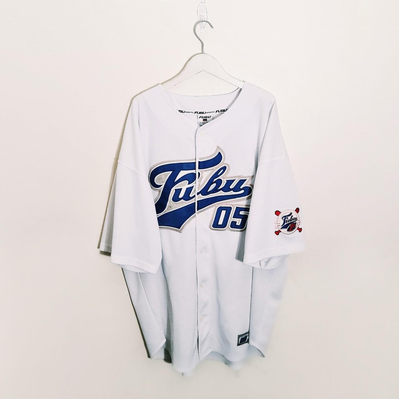 vintage y2k white Fubu jersey. FUBU 05 Jersey. FUBU... - Depop