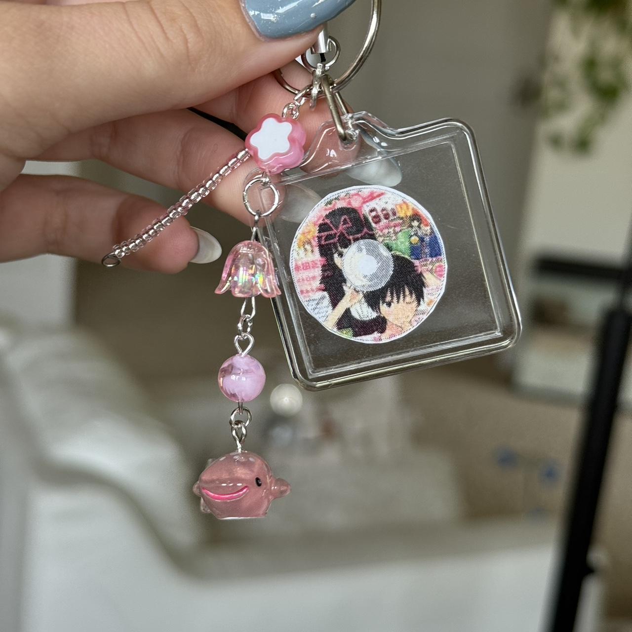 Sawako cd charm. Super cute with pink whale on the end. - Depop