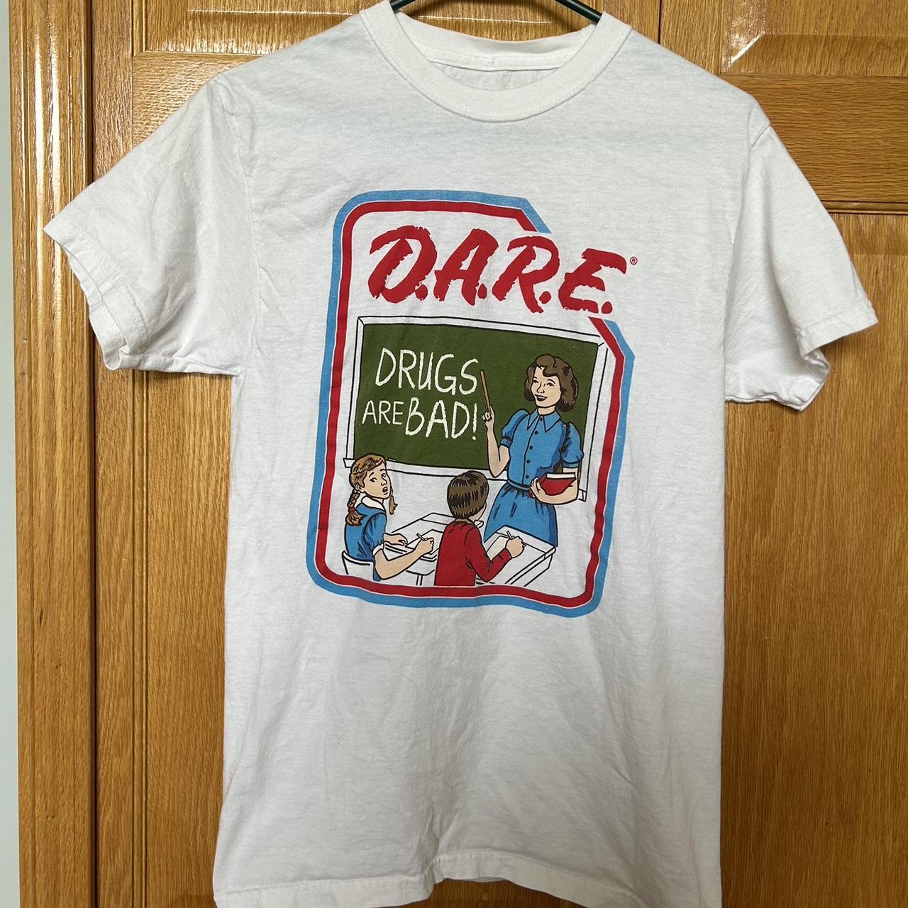 DARE vintage tshirt Vintage white DARE tshirt Size... - Depop