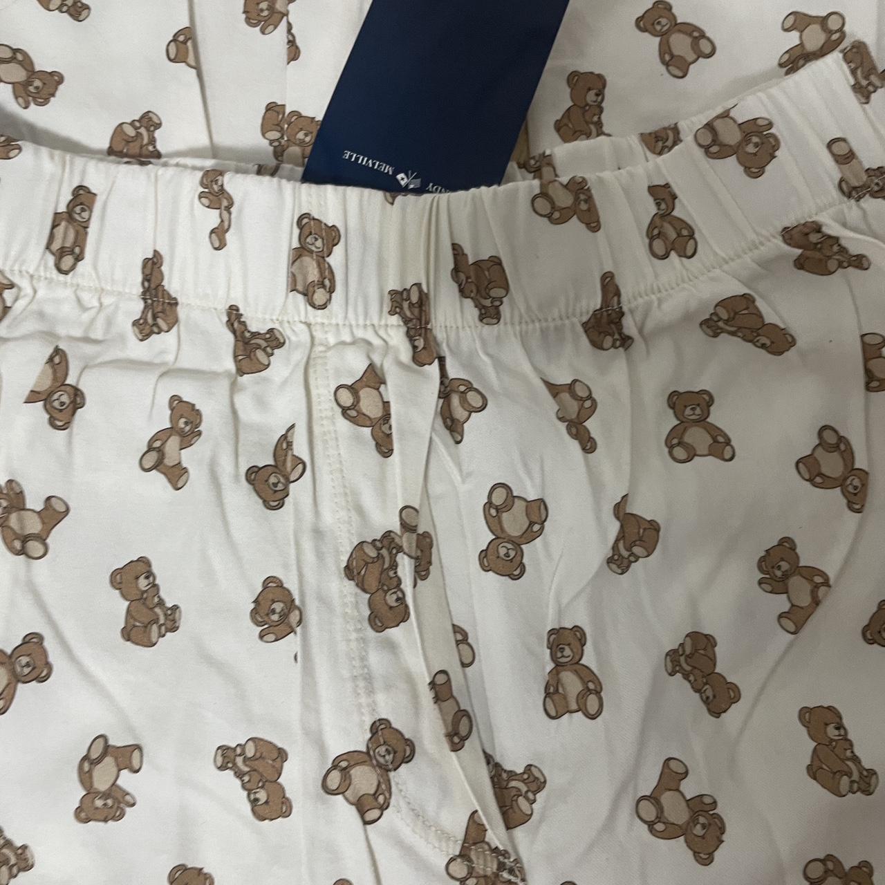 brandy melville teddy bear pj pants... - Depop