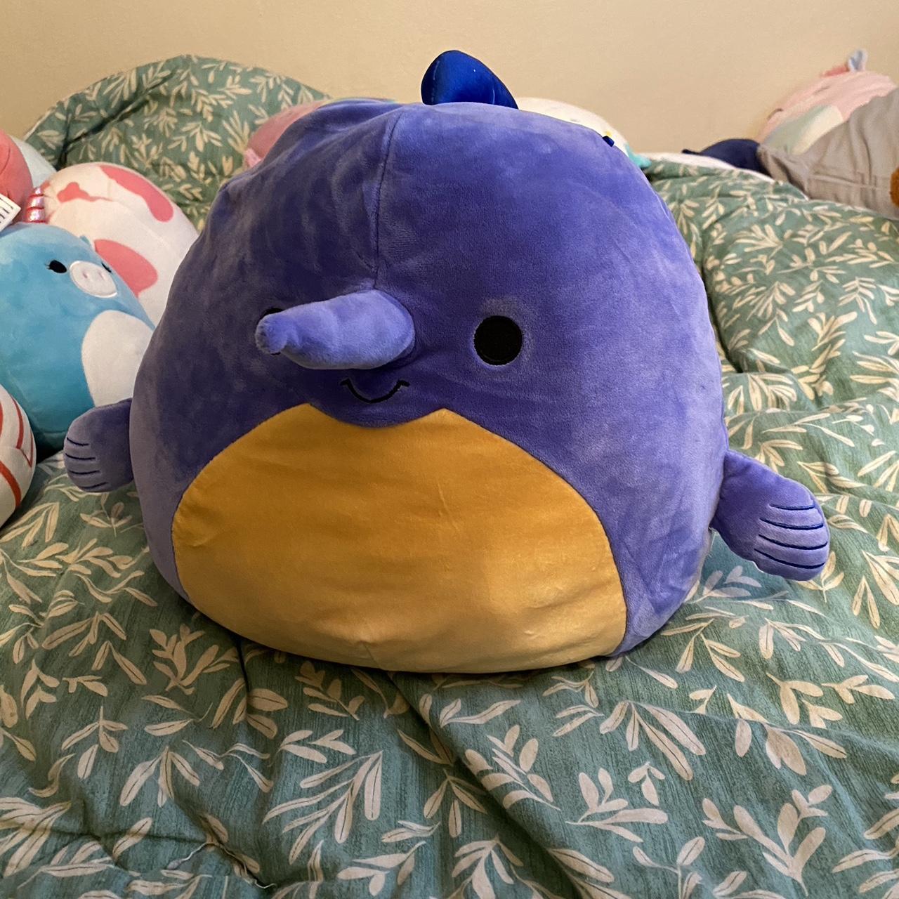 Squishmallow 12” Swish the Swordfish #squishmallow... - Depop