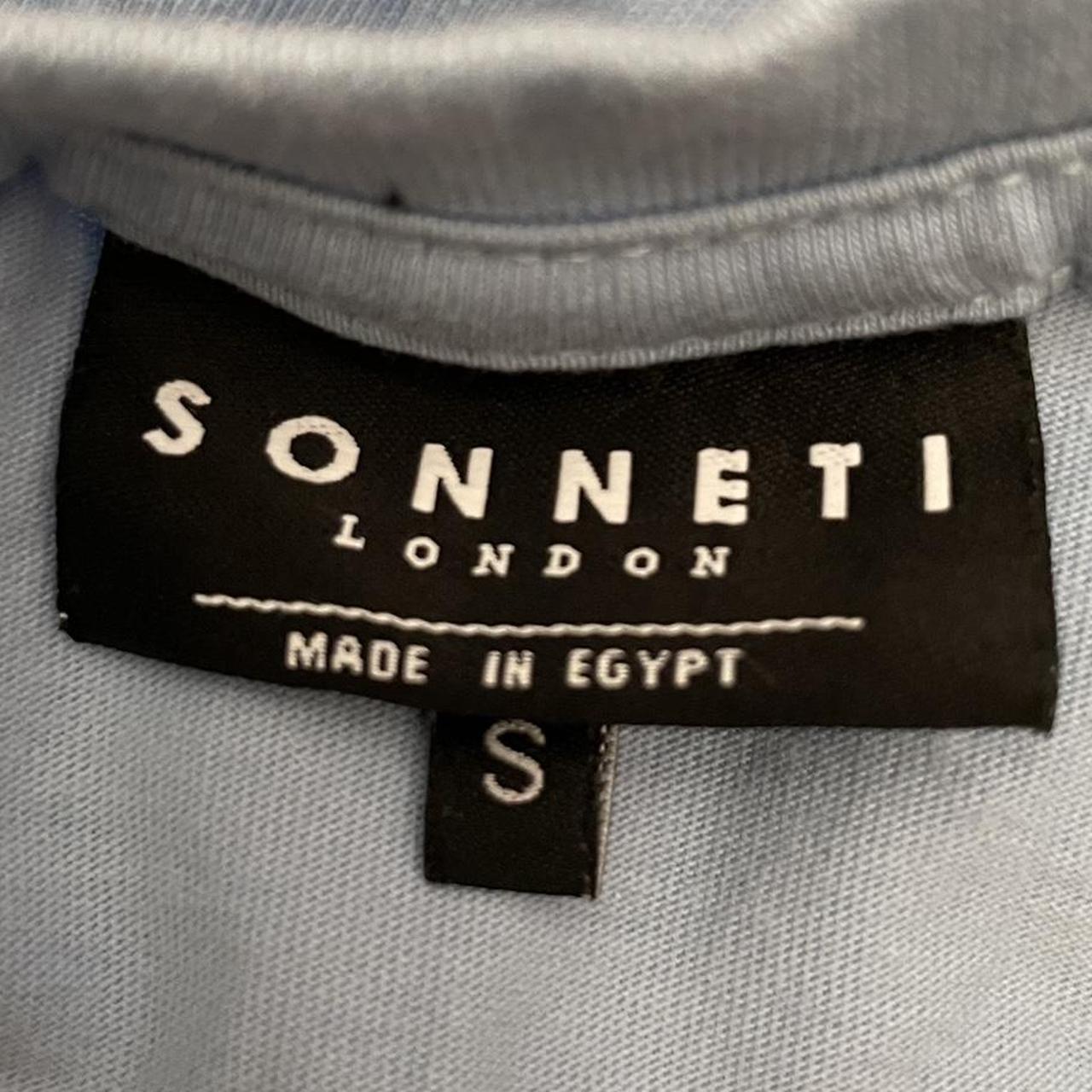 Sonneti London Light Blue T-shirt Size:... - Depop