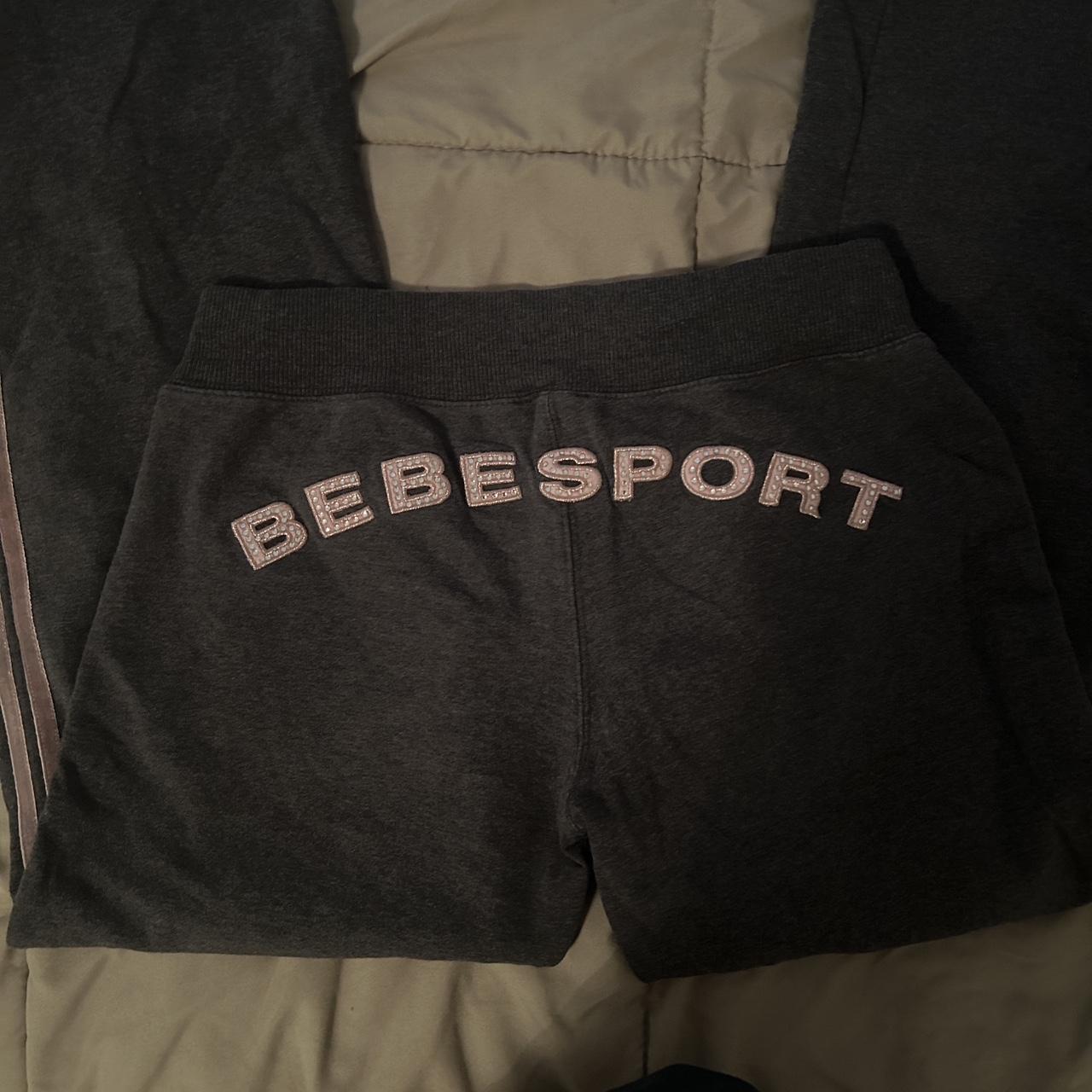 the cutest low rise bebe trackpants! i used to... - Depop
