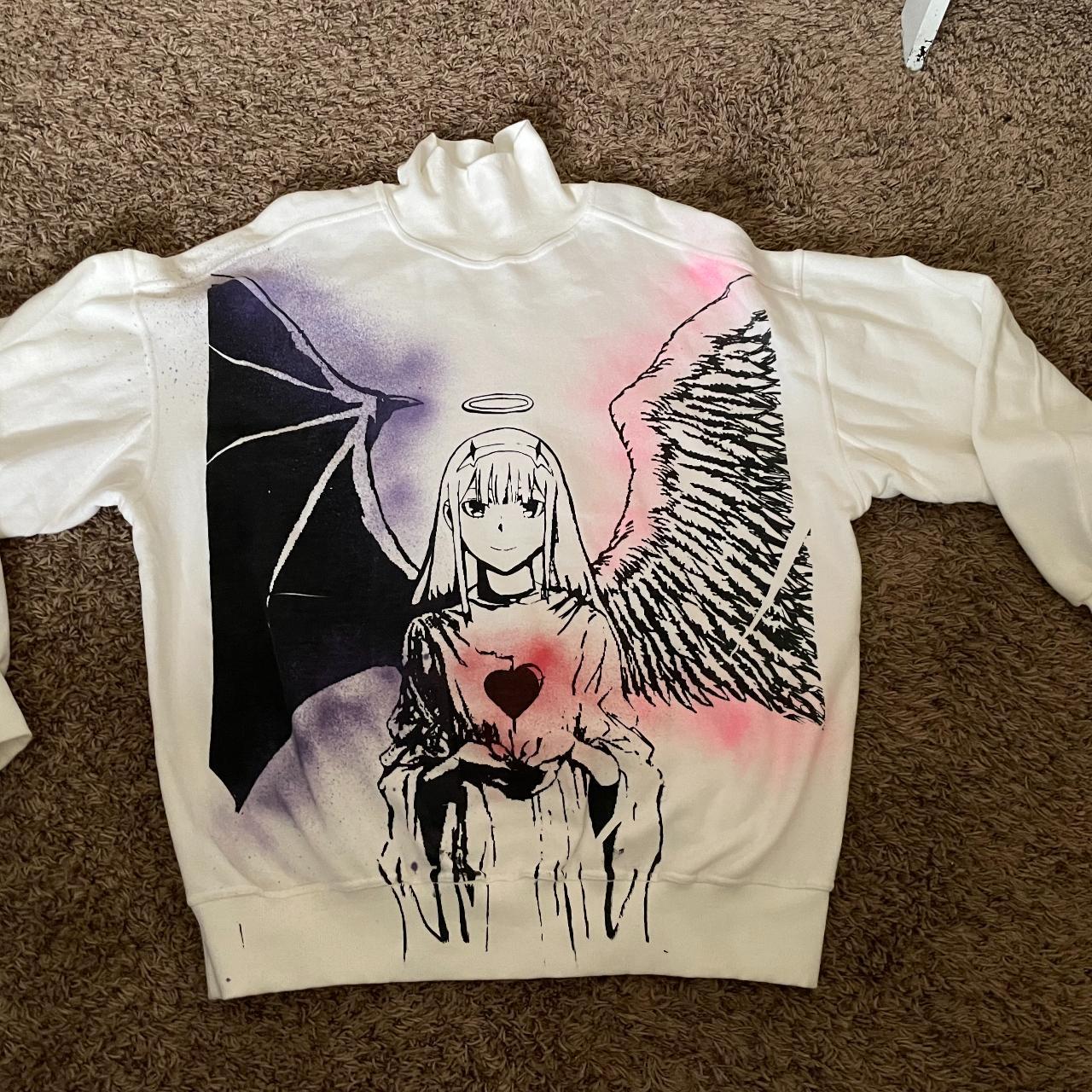 problem6oy zero two angel turtle neck. new/never... - Depop