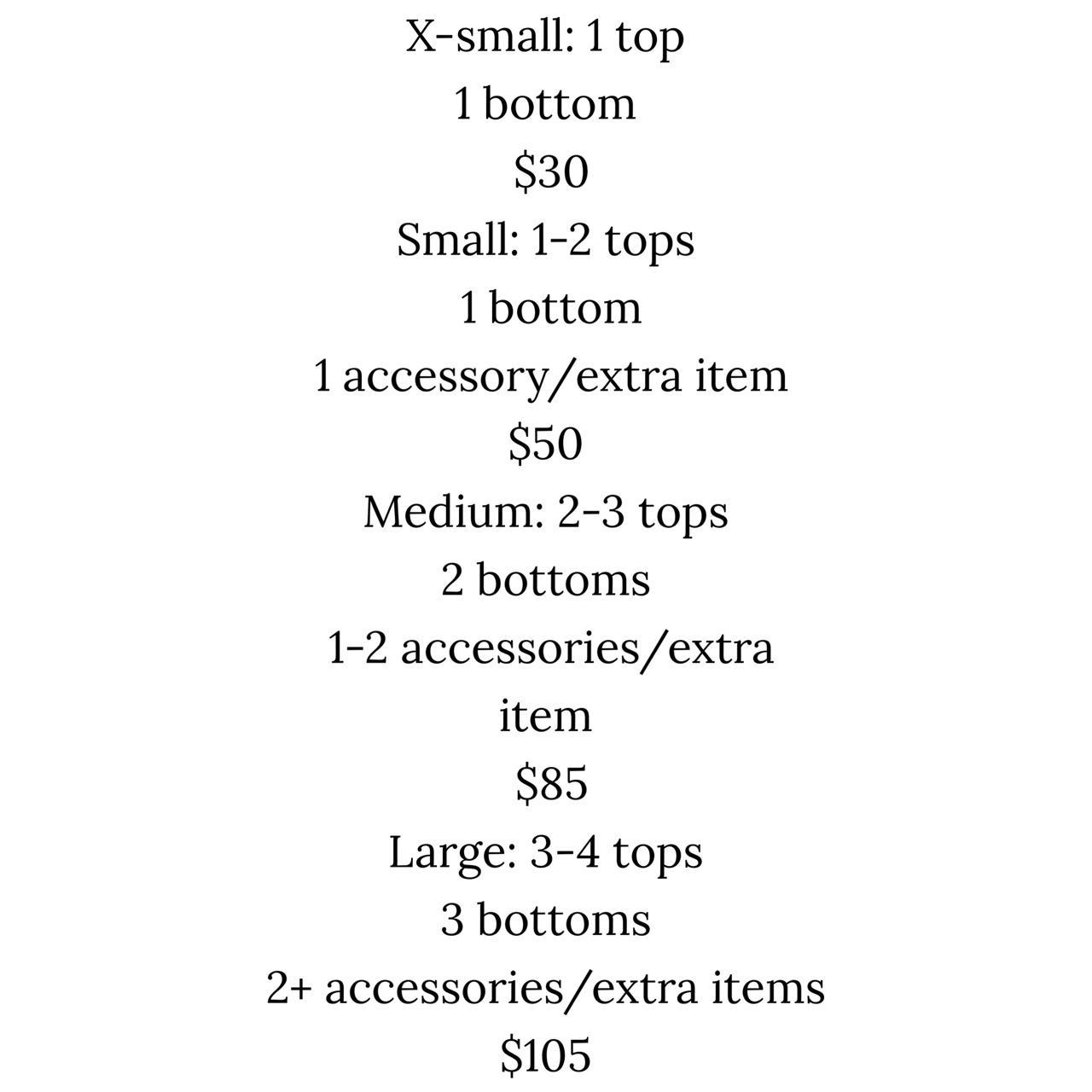 NOW OFFERING STYLE BUNDLES