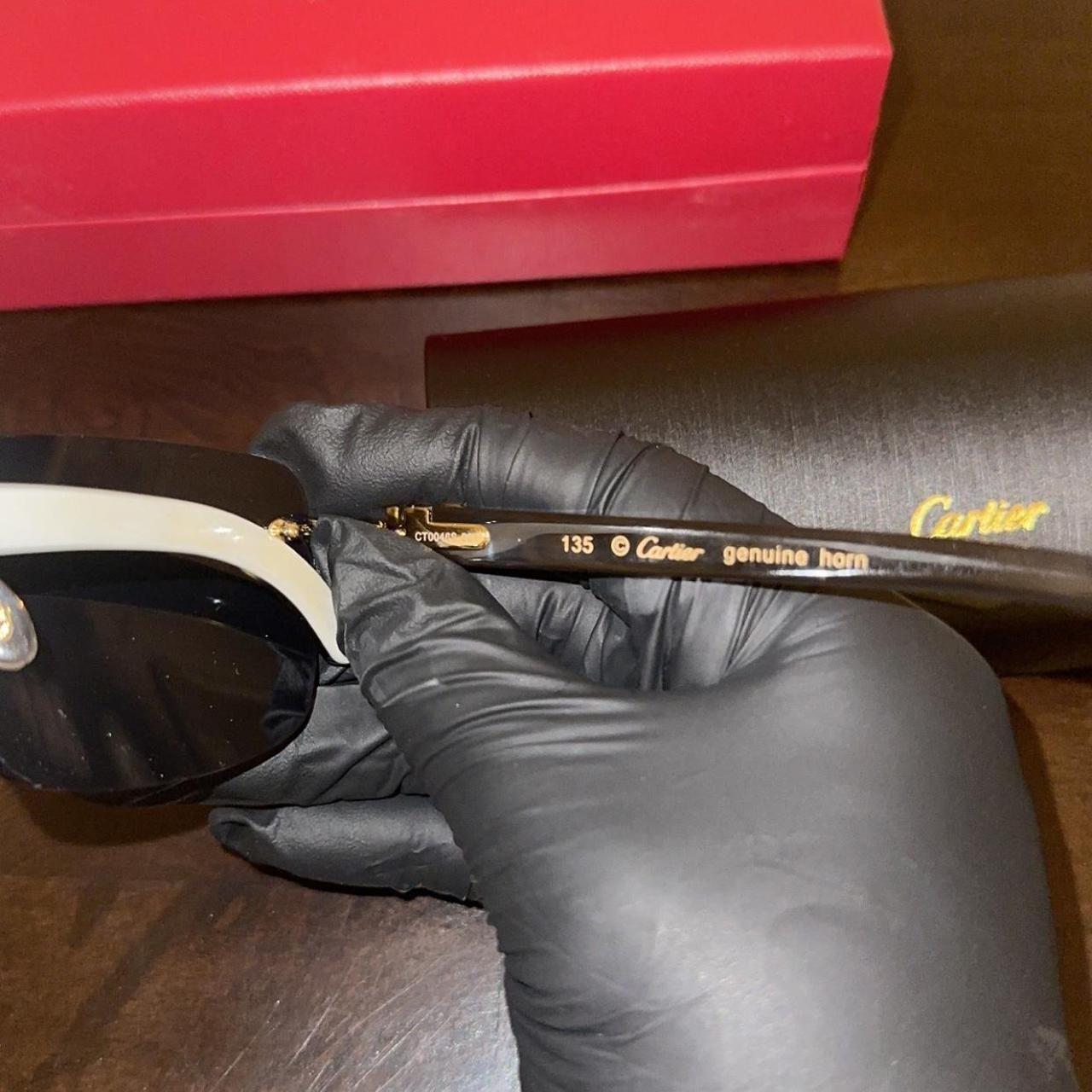 Cartier Glasses White Buffs Cartier glasses Dark... - Depop