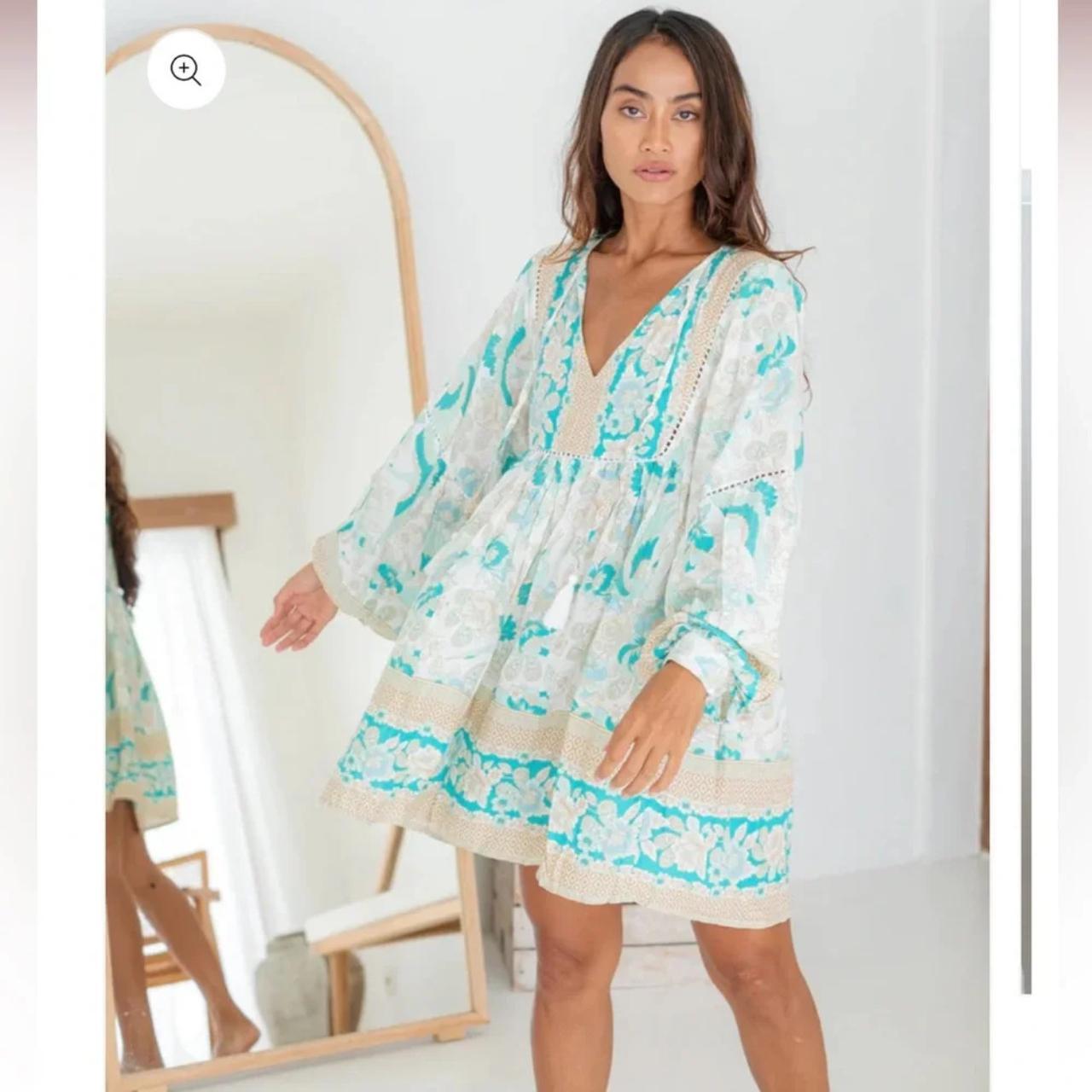 The Fox and the Mermaid Calista V Neck Tassel Floral... | Depop