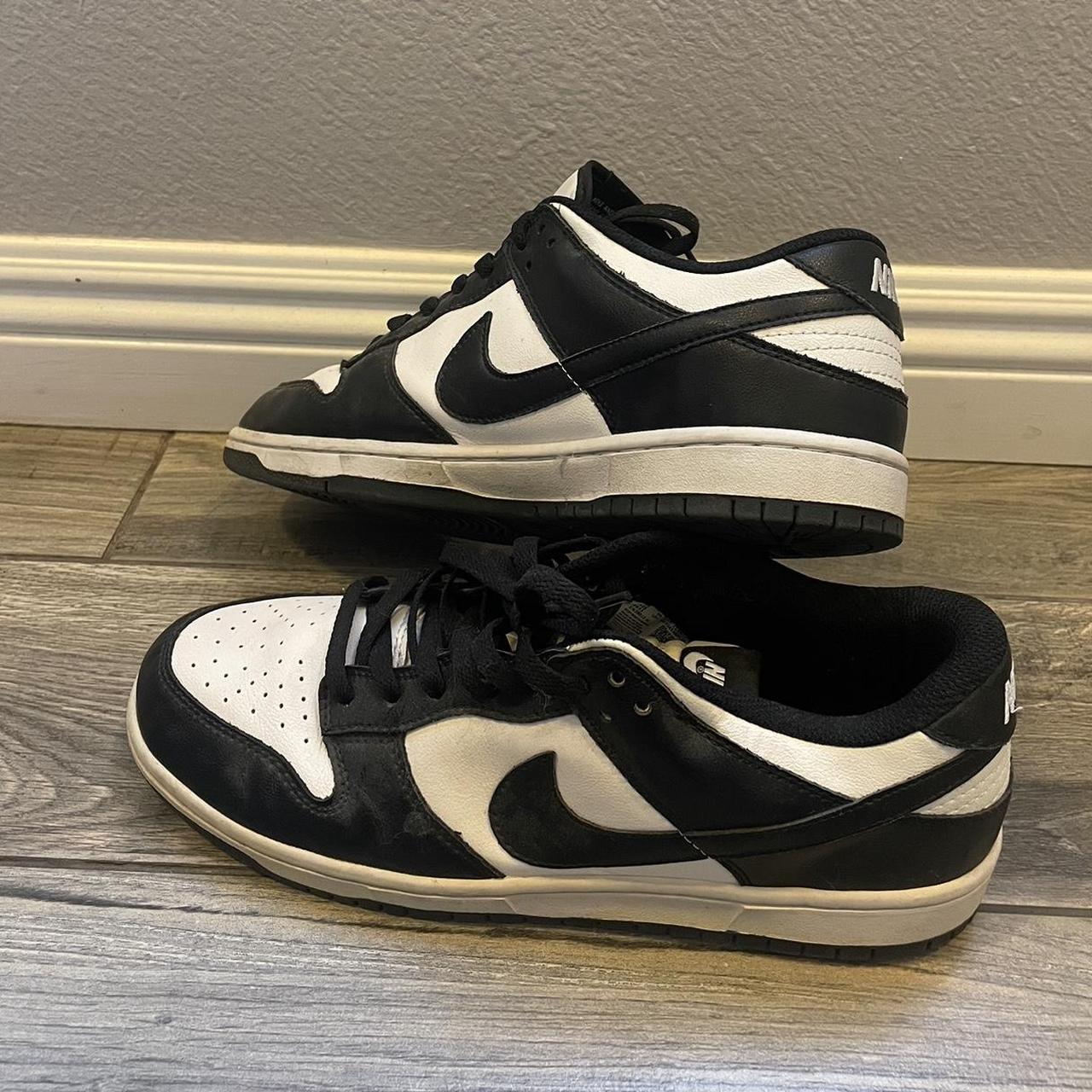 used replica panda nike dunks size 11 - Depop
