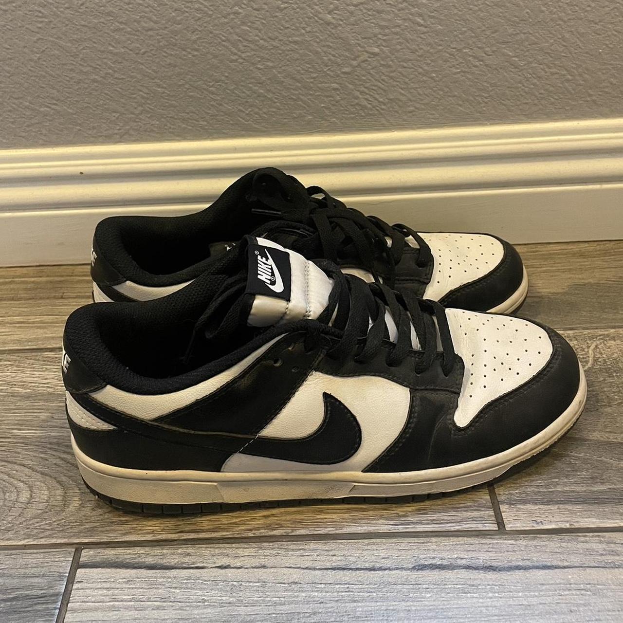 used replica panda nike dunks size 11 - Depop