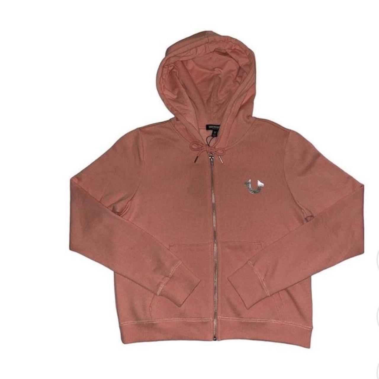 True religion zip up hoodie 100% authentic Still... - Depop