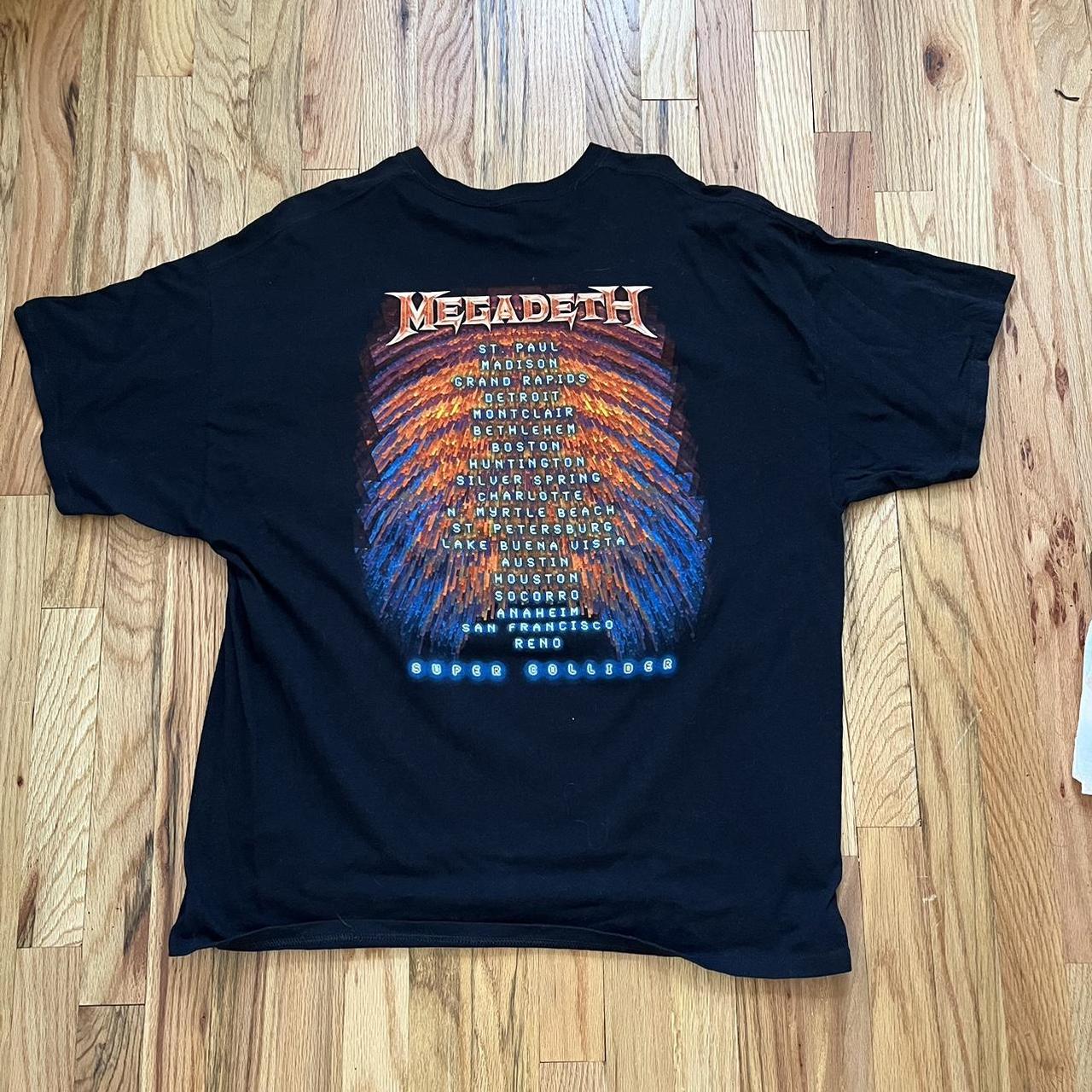 Megadeth Super Collider tour tee shirt Great... - Depop