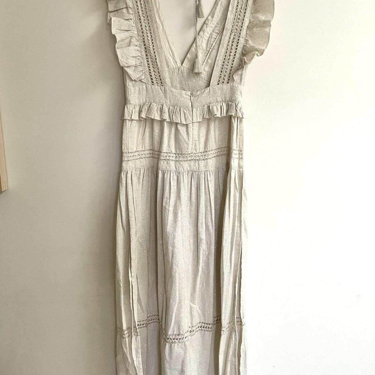 Spell dress with beautiful woven details and subtle... - Depop