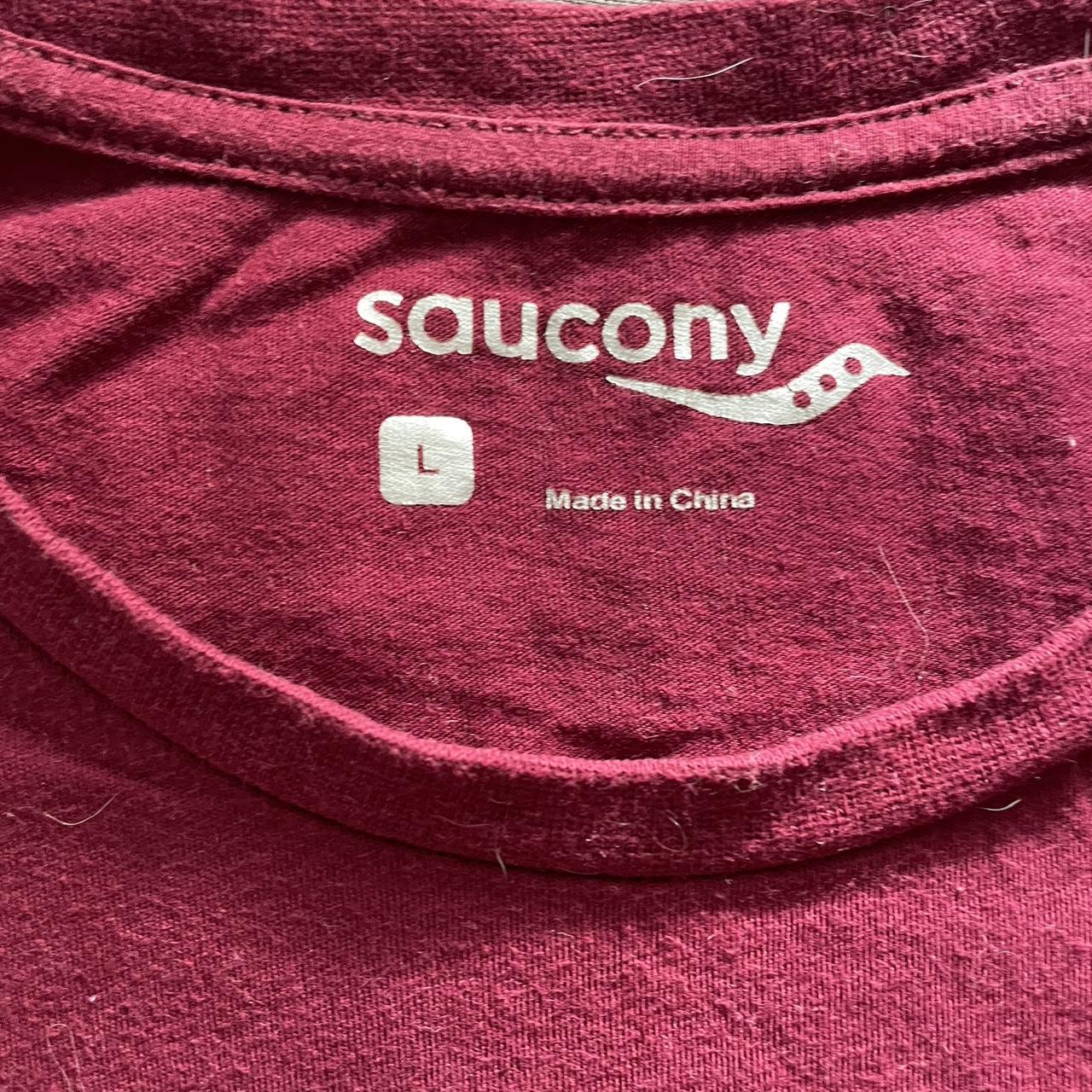 Saucony t shirts mens pink store