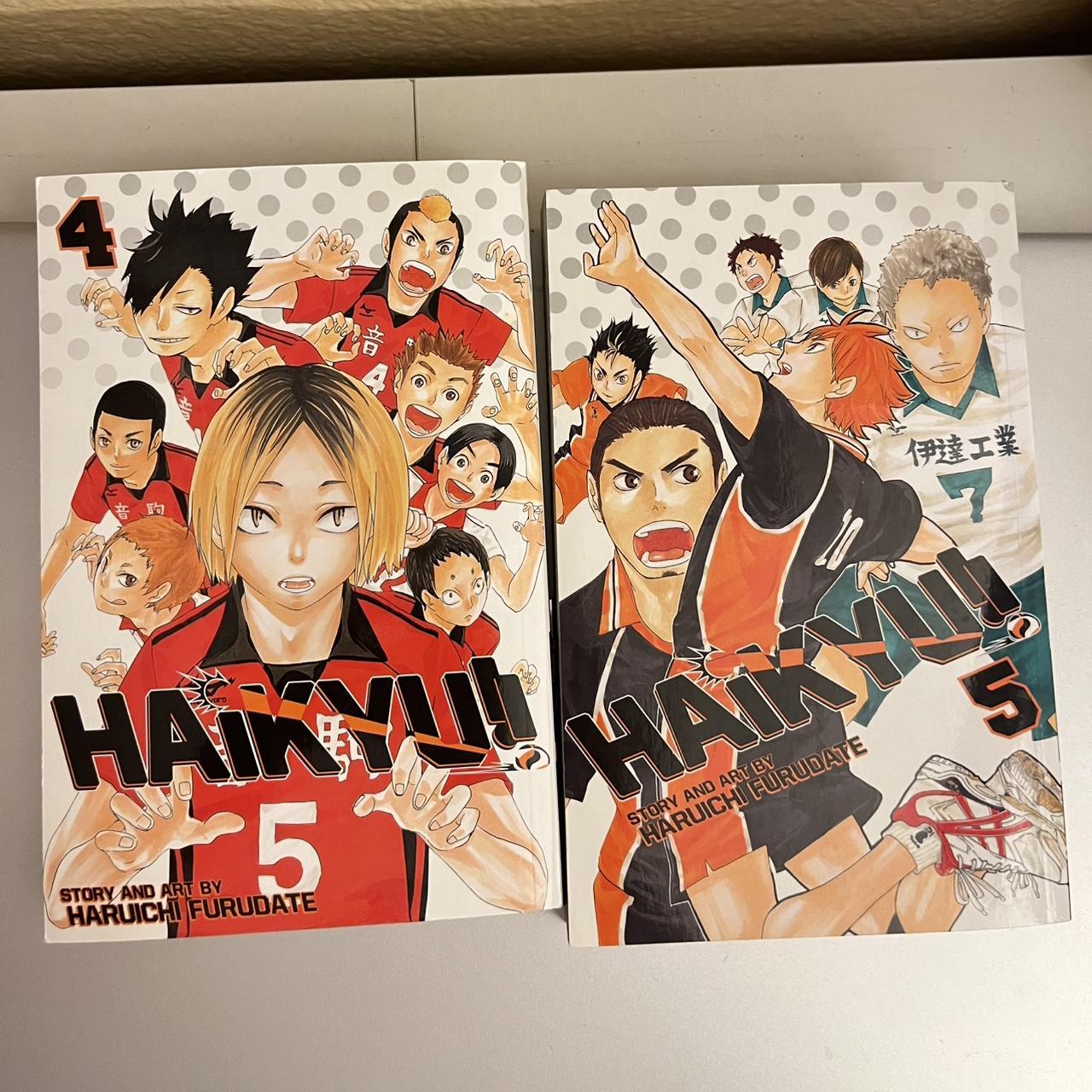 Haikyuu Manga Volumes 4 and 5 𝐃𝐞𝐭𝐚𝐢𝐥𝐬: Both in... | Depop