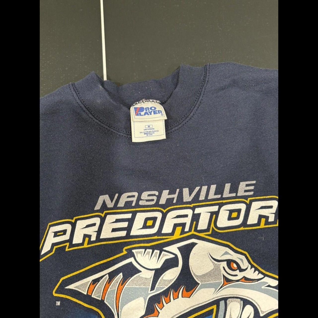 Vintage Nashville Predators Sweatshirt Size... | Depop
