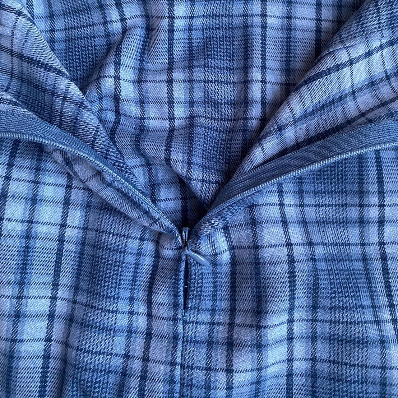 Brandy Melville plaid mini skirt Slightly undone... - Depop