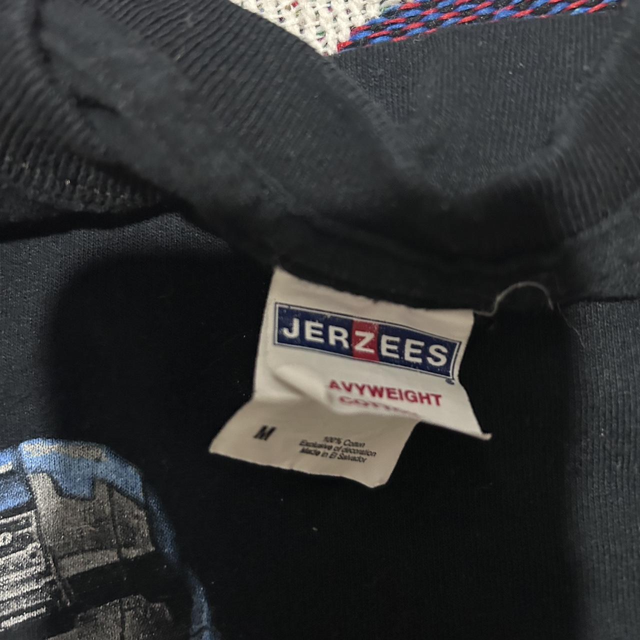 Jerzees Men's Black T-shirt | Depop