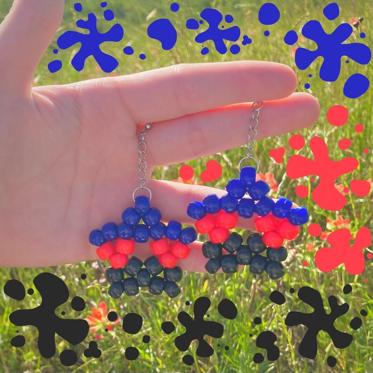 Old Polyamorous Flag Kandi Star... - Depop