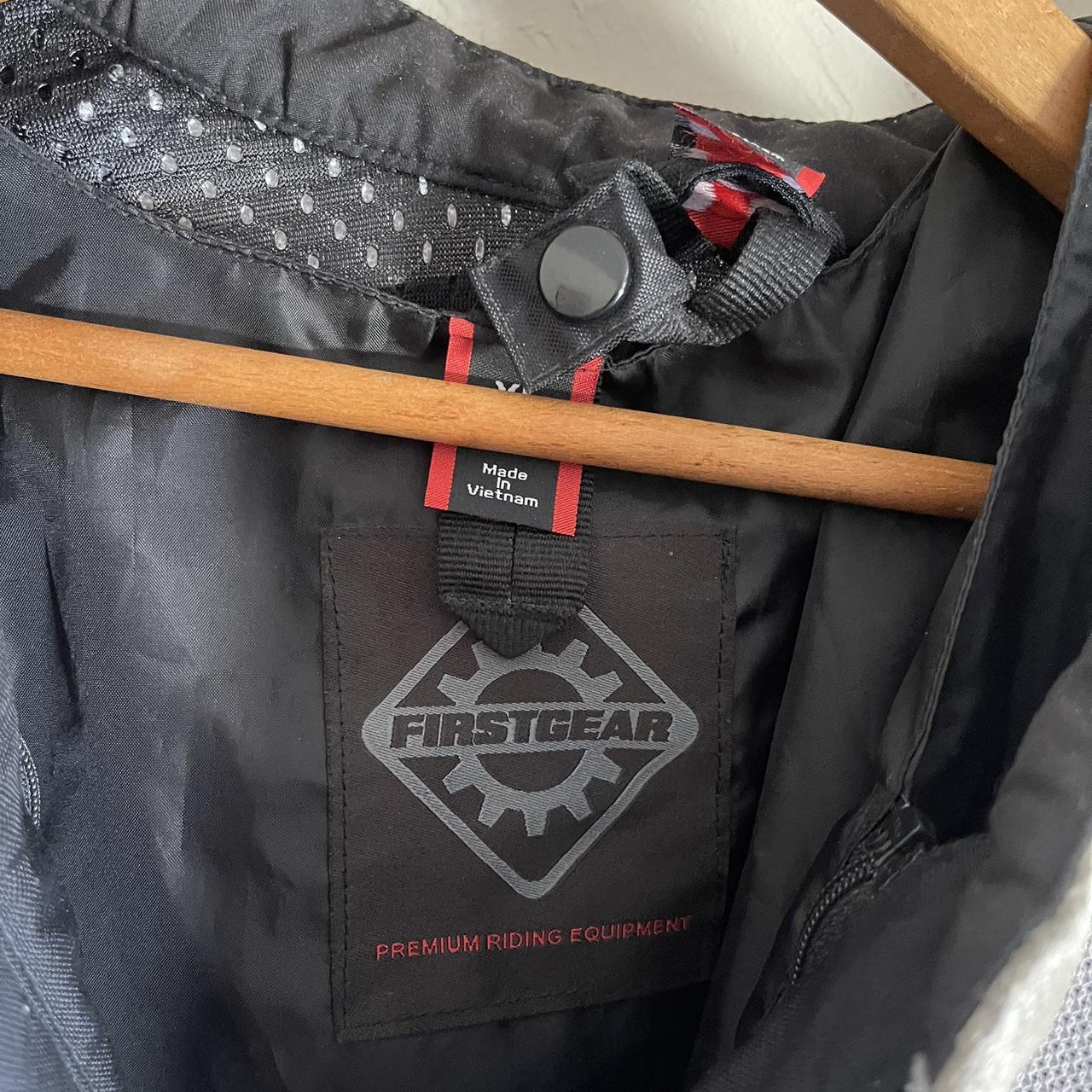 Mens First Gear Padded Motorcycle Zip Jacket size... - Depop