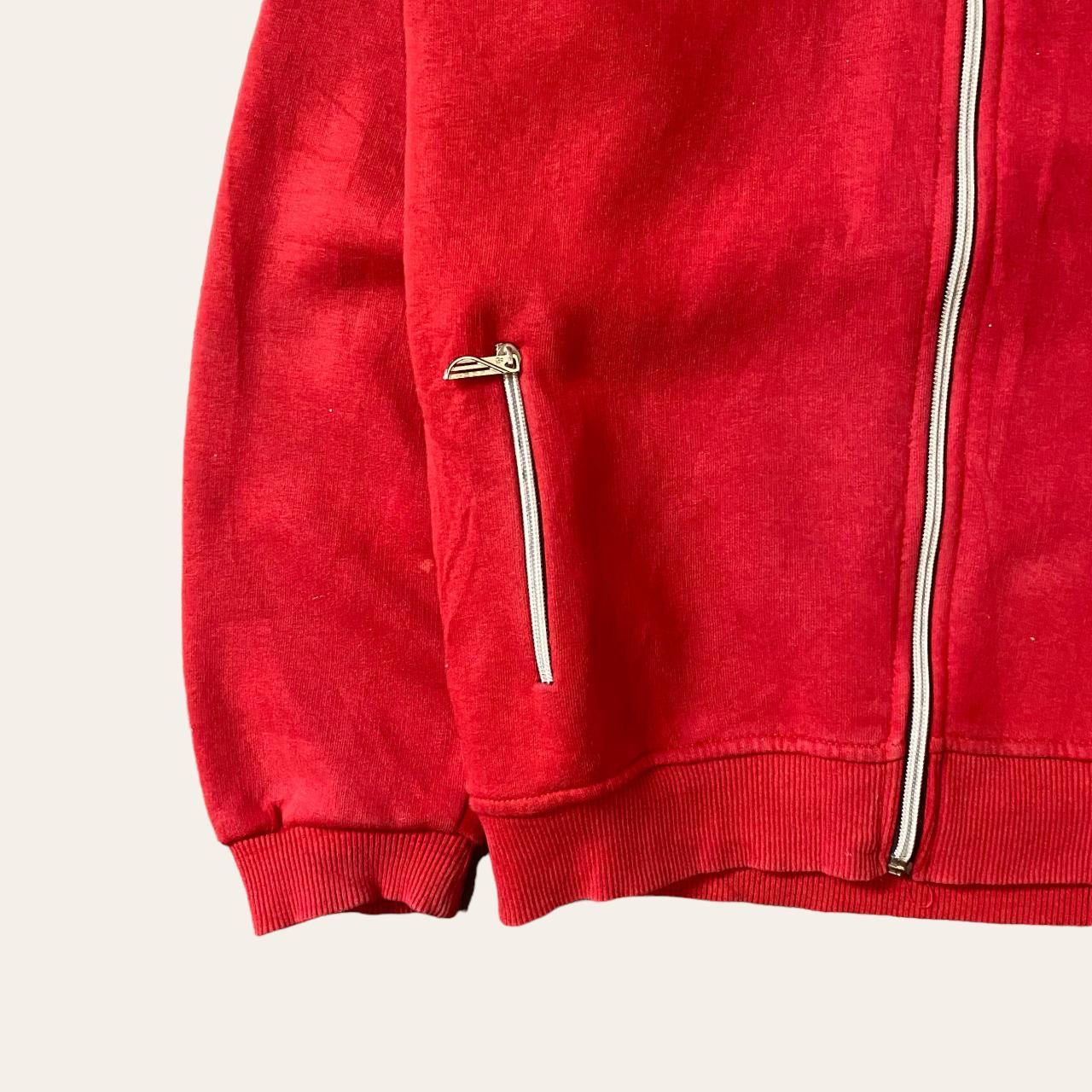 Vinage D&G Red Logo Embroidery Multi Pocket Zip up... - Depop