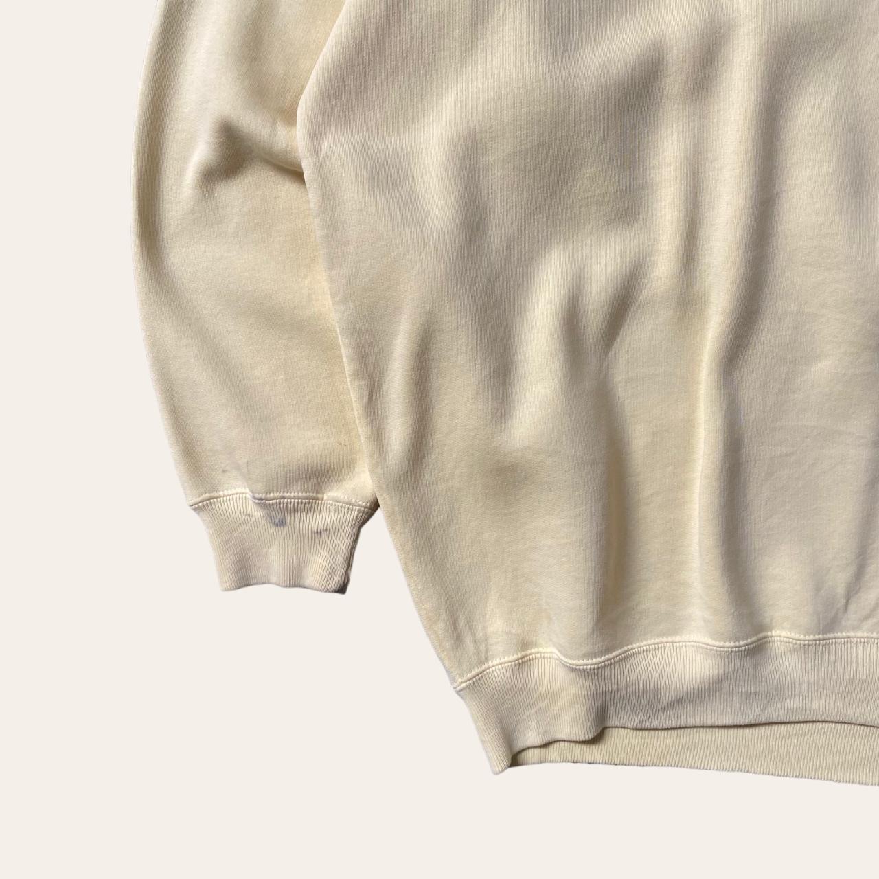 Vintage 90s Slazenger Logo Embroidery Yellow Cream... - Depop