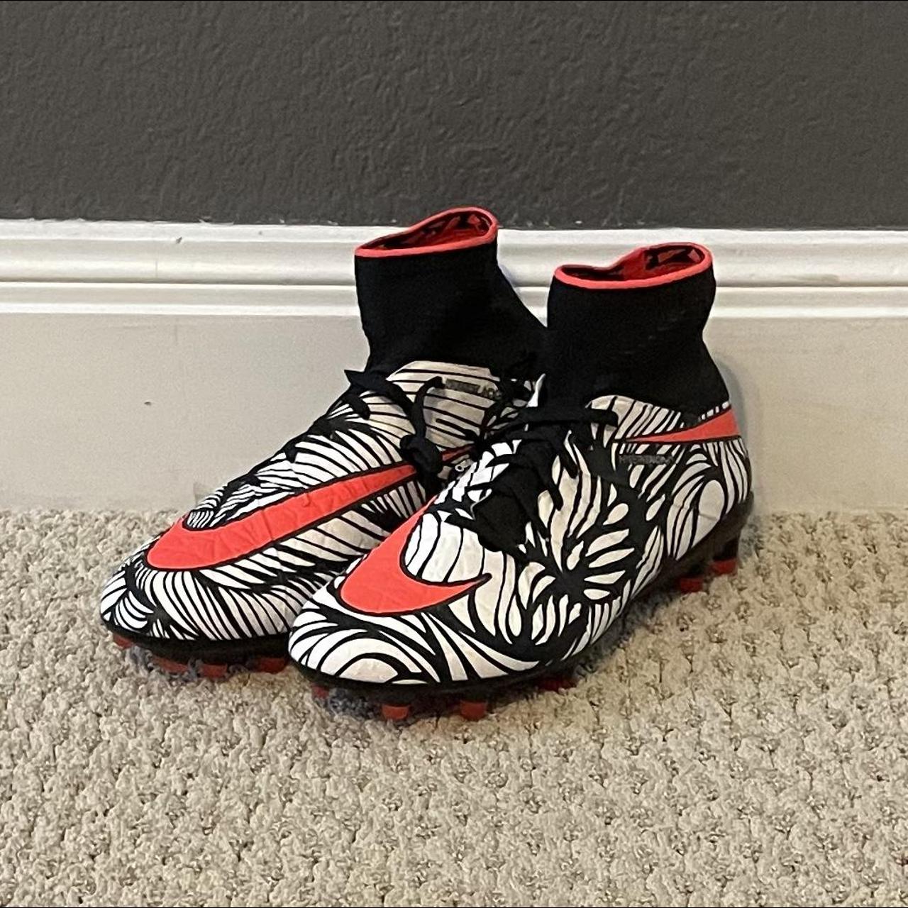 Nike Hypervenom Phantom 2 Neymar NJR White Black Red... - Depop