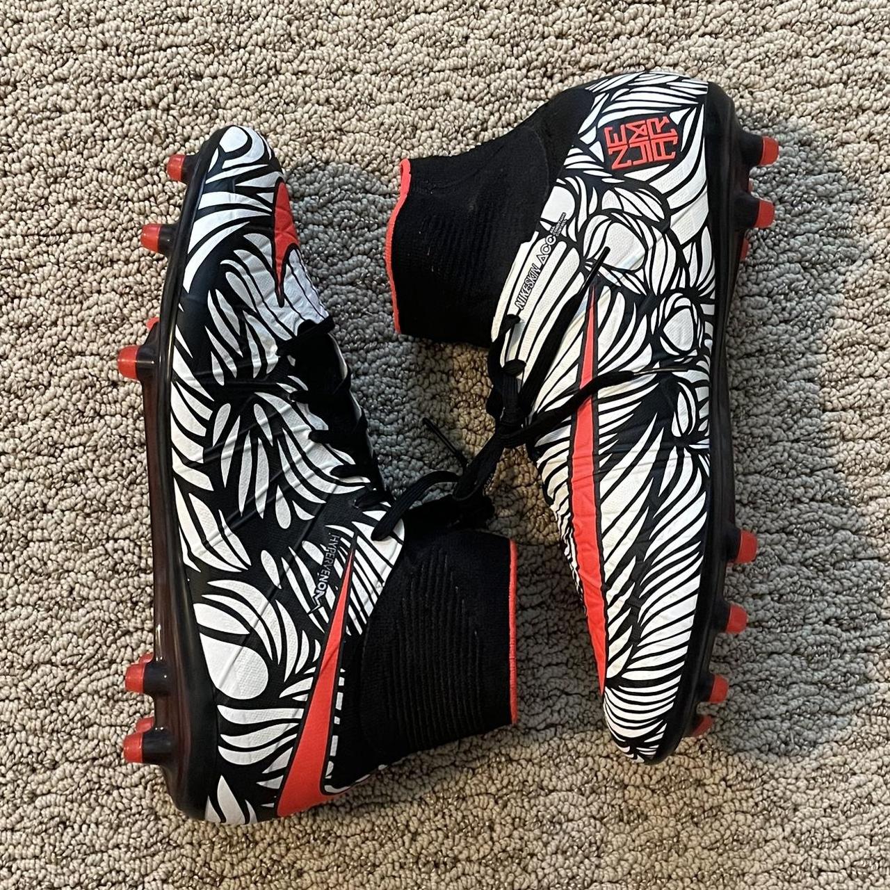 Nike Hypervenom Phantom 2 Neymar NJR White Black Red... - Depop