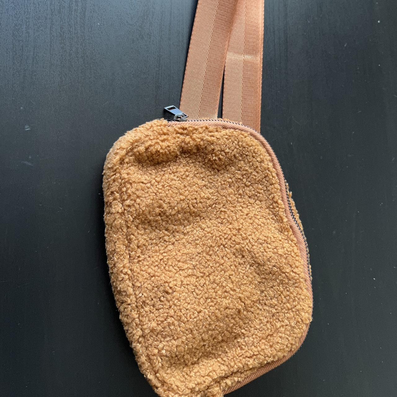 Fuzzy Fanny Pack Never Used! Not Lulu - Depop