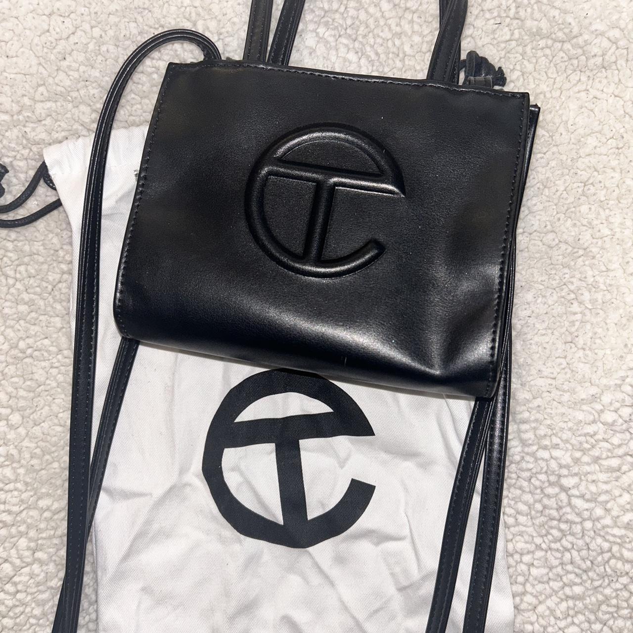 Lightly Loved Mini Telfar Bag Black Originally... - Depop