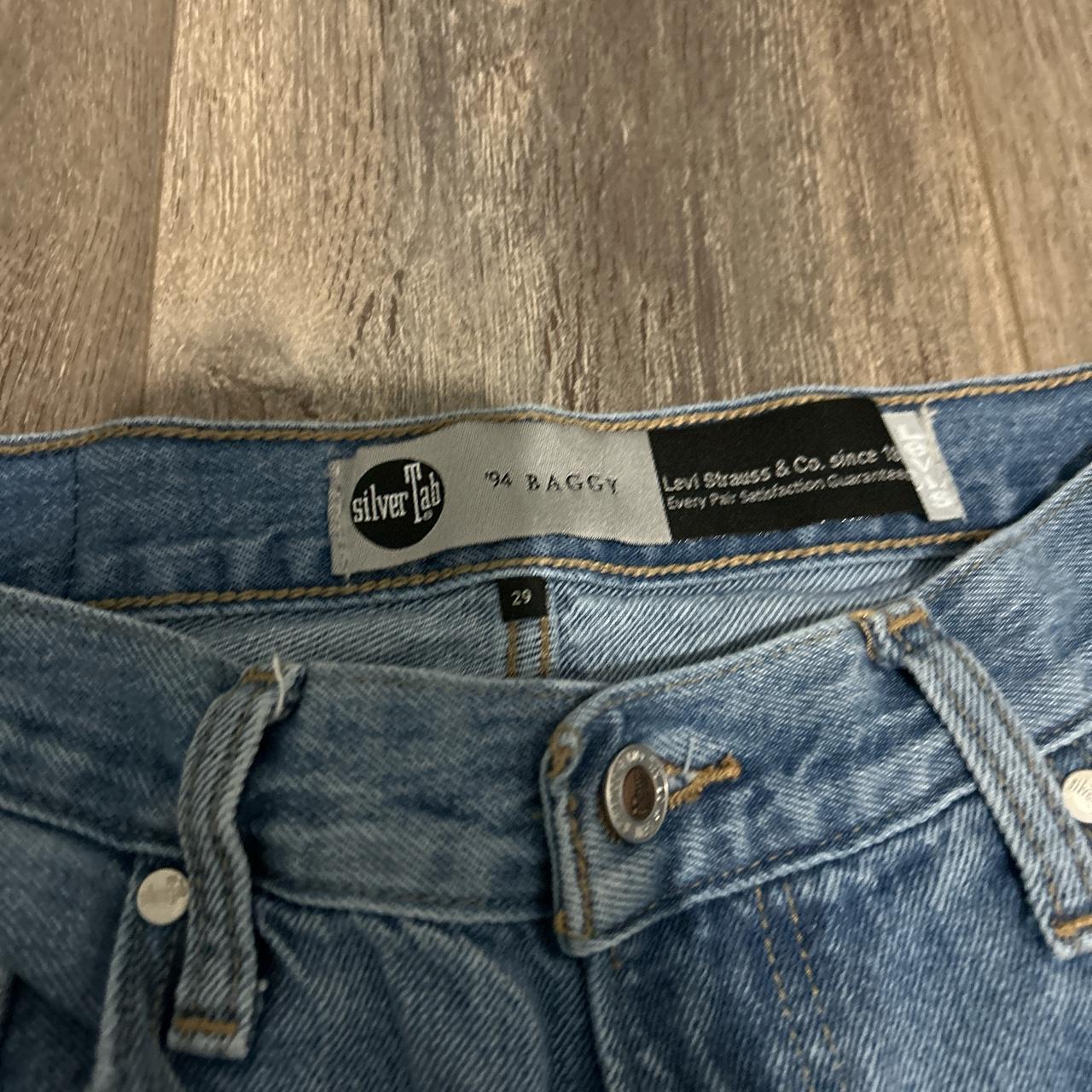 Vintage 1990s Levi Silver tab ‘94 jeans -Size is... - Depop
