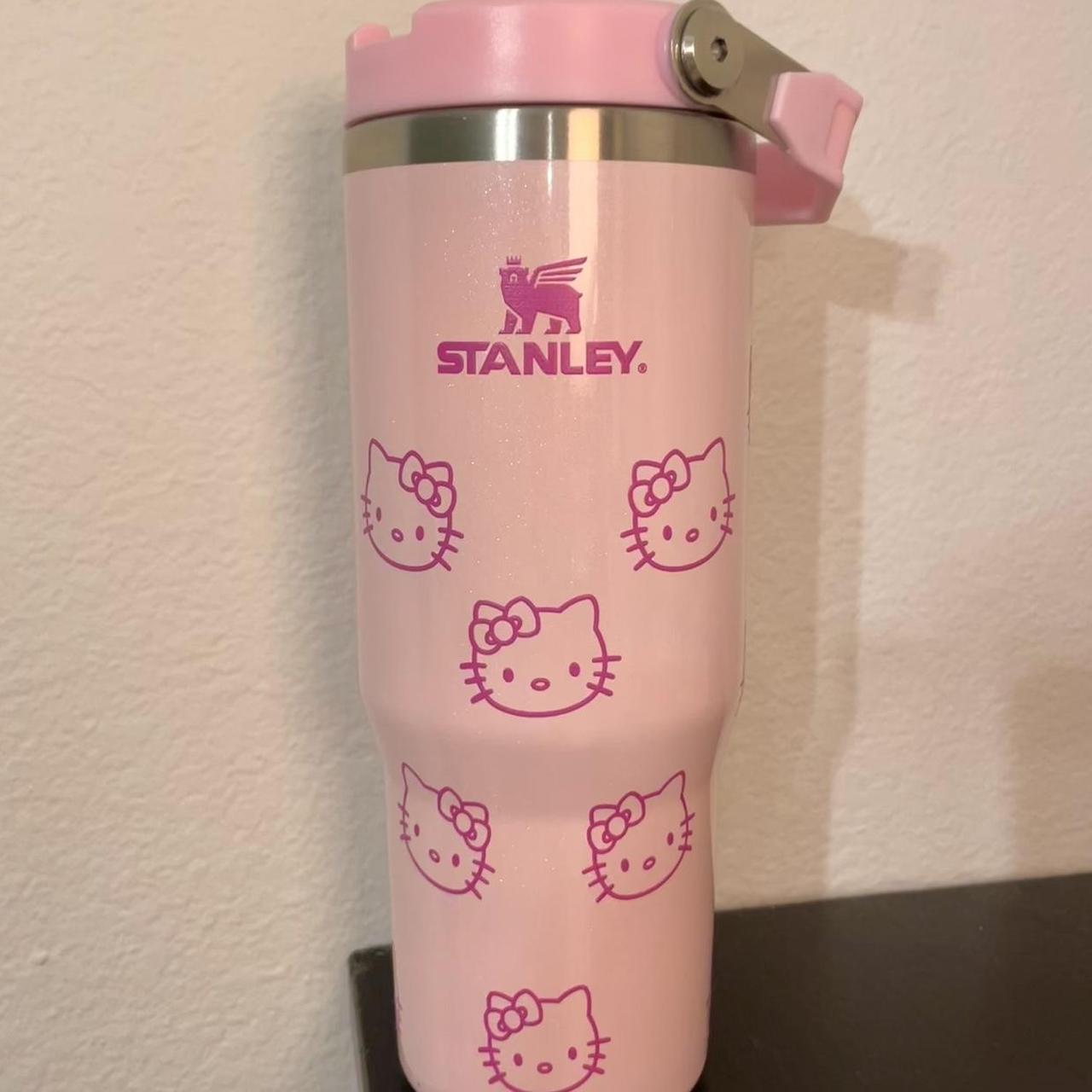 Hello Kitty Stanley 30oz Pink Sparkles | Depop